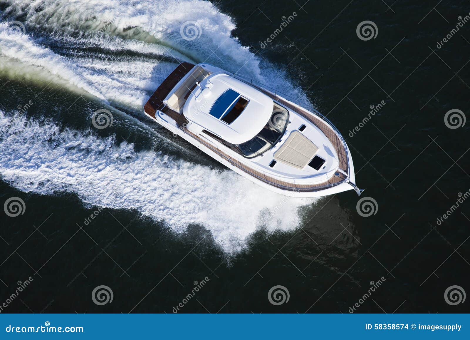 Beautiful Boat Seen from Above Stock Photo - Image of beautiful, ship ...