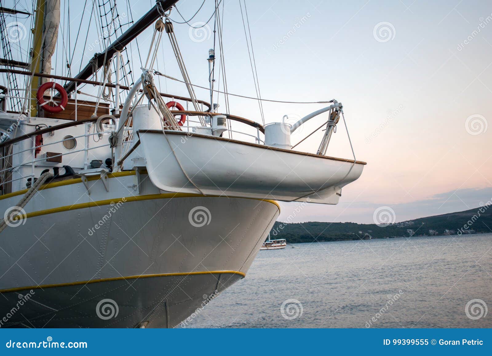 Beautiful Boat Transports Auxiliary Boat Stock Image - Image of ...