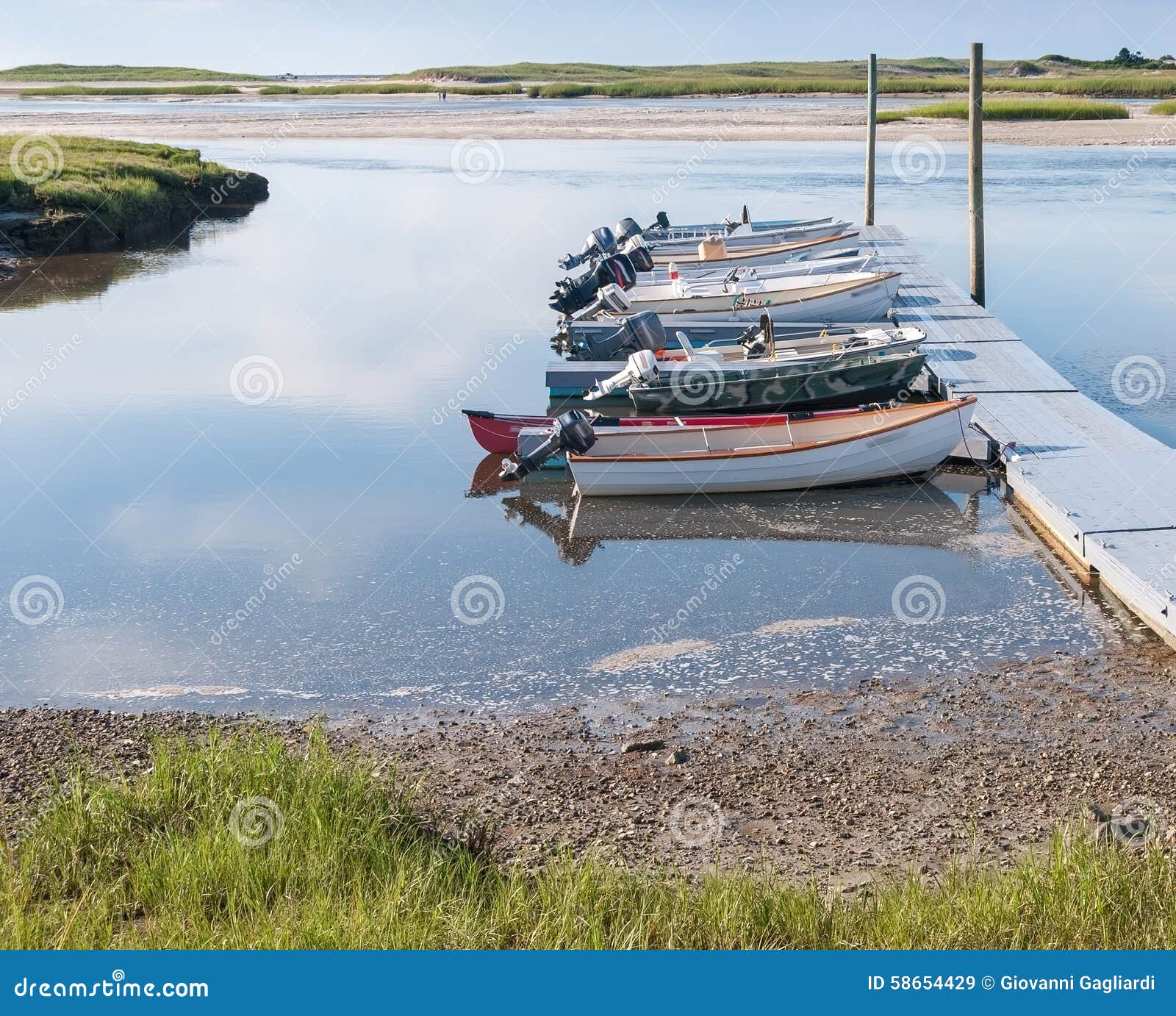 Beautiful Boats Anchored in a Small Port Stock Image - Image of nature ...