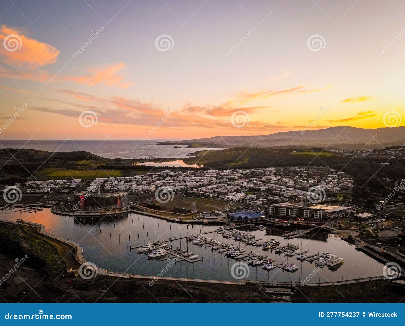 The Beautiful Boats at Sunset in Australia Stock Image - Image of boats ...
