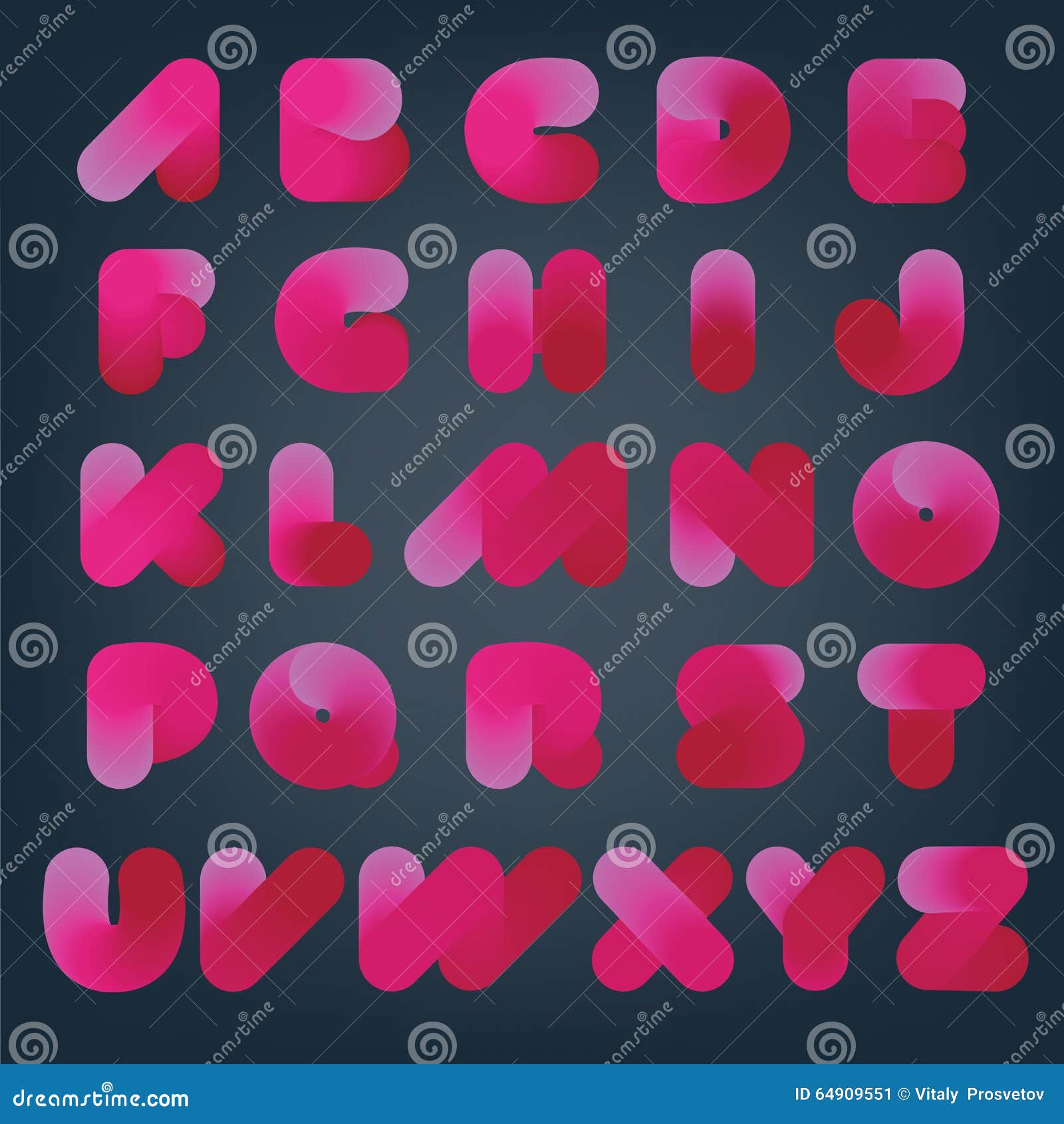 Beautiful bold font. stock illustration. Illustration of english - 64909551