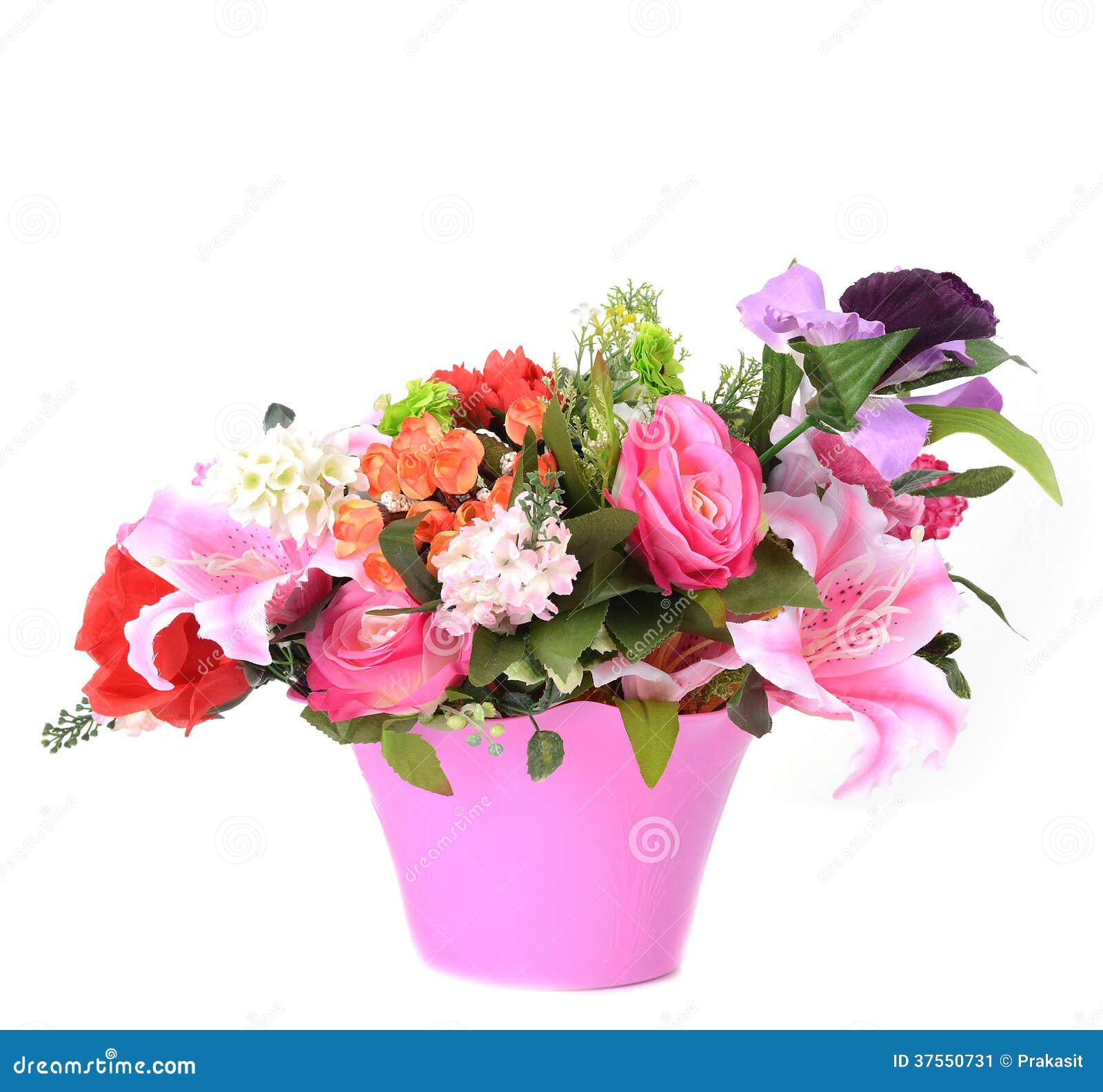 Beautiful Bouquet of Bright Flowers Stock Image - Image of garden ...