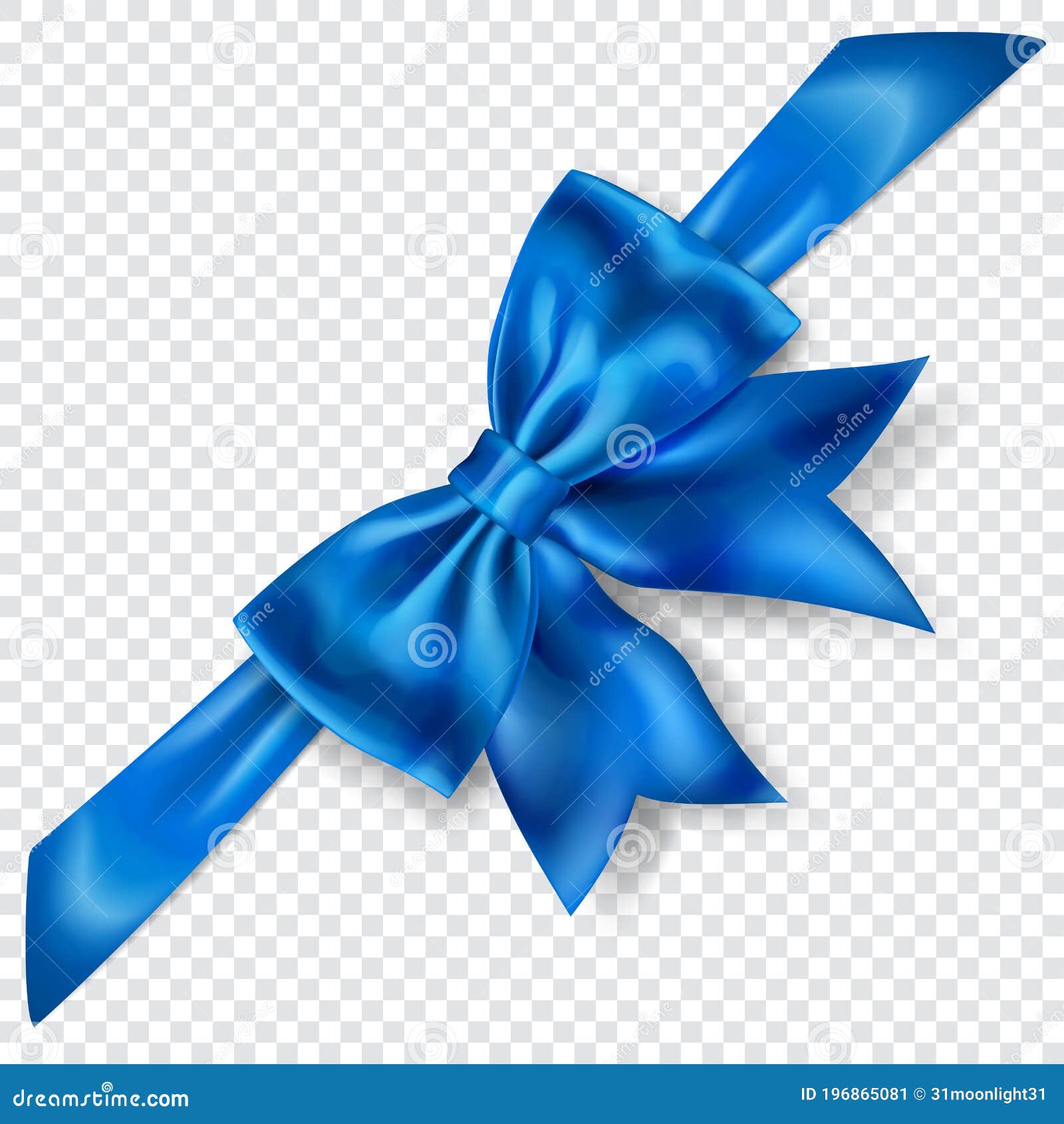 Beautiful Bow with Diagonally Ribbon Stock Vector - Illustration of ...