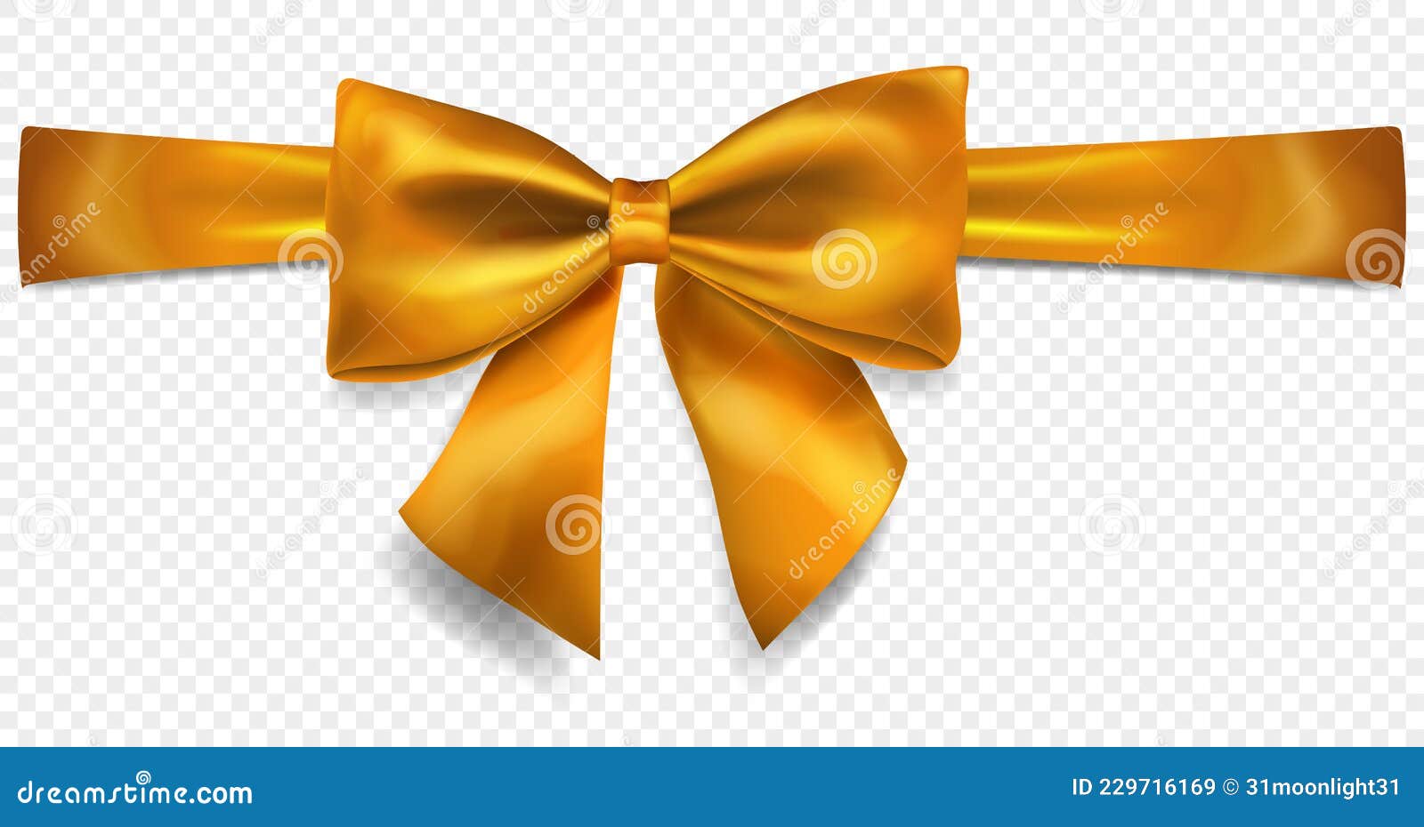 Beautiful Bow with Horizontal Ribbon Stock Vector - Illustration of ...