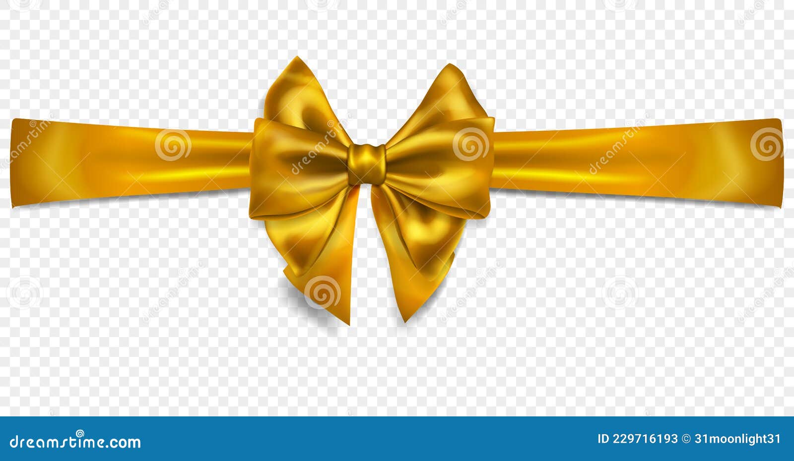 Beautiful Bow with Horizontal Ribbon Stock Vector - Illustration of ...