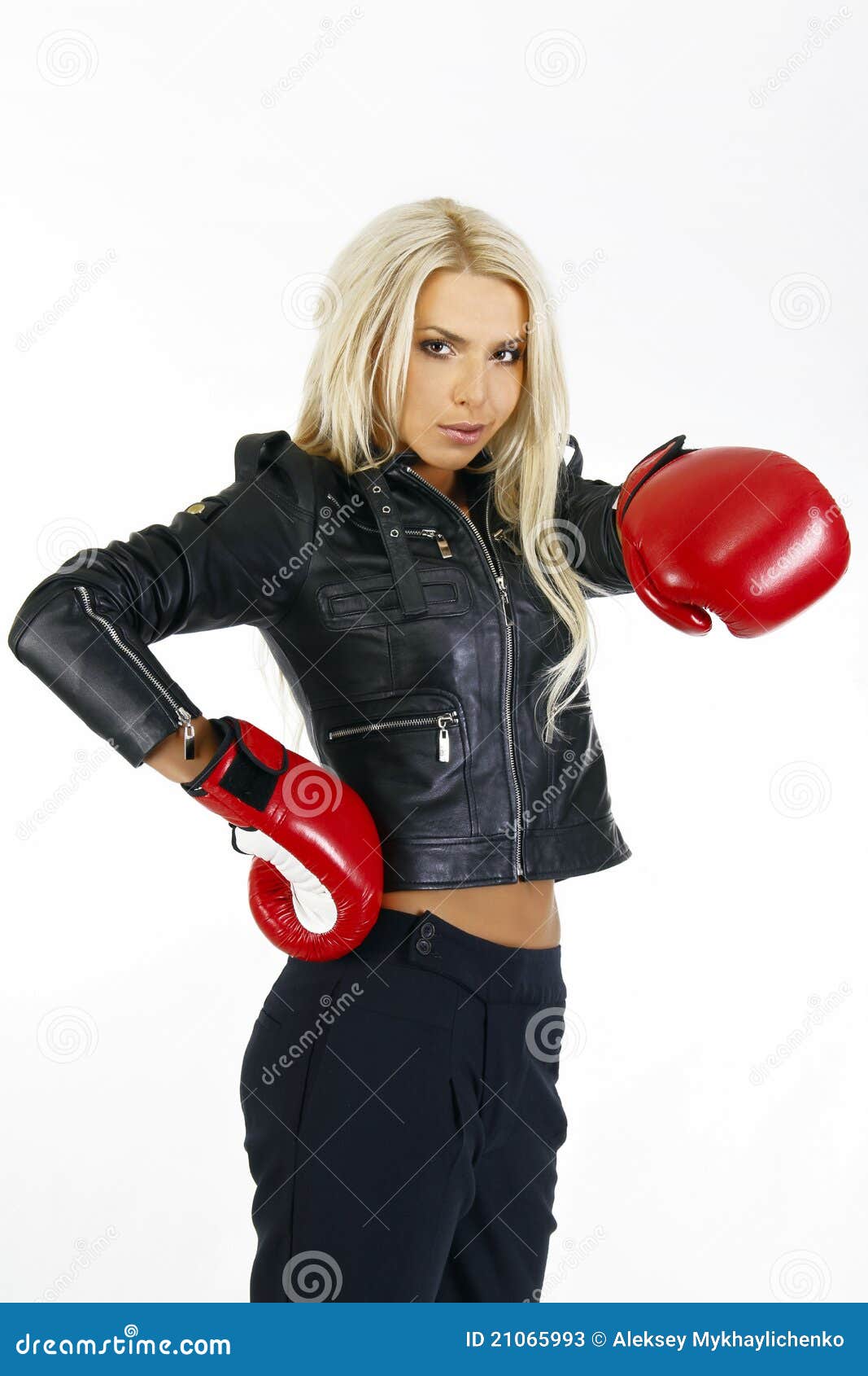 Beautiful boxing woman stock image. Image of healthy - 21065993