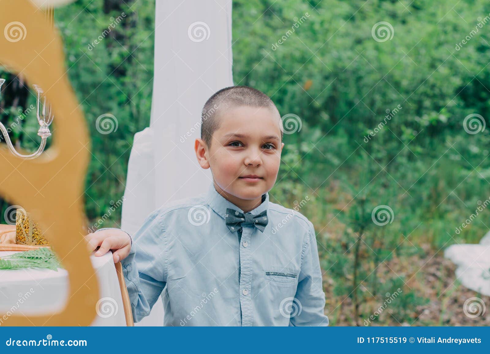 Beautiful Boy in Nature Posing, Photo Session on a Sunny Day. Stock ...