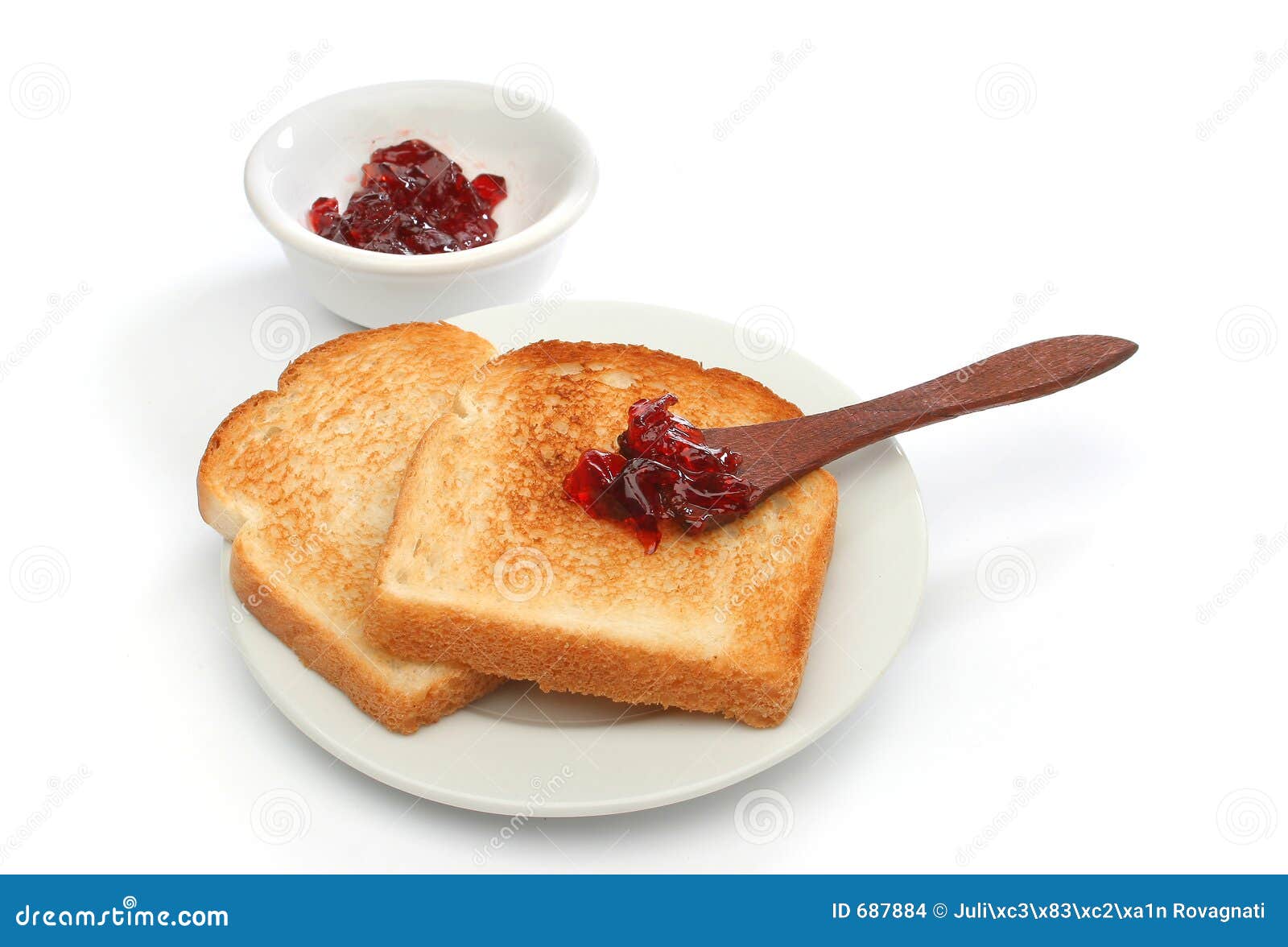 A Beautiful Breakfast Scene Stock Photo - Image of marmelade, color: 687884