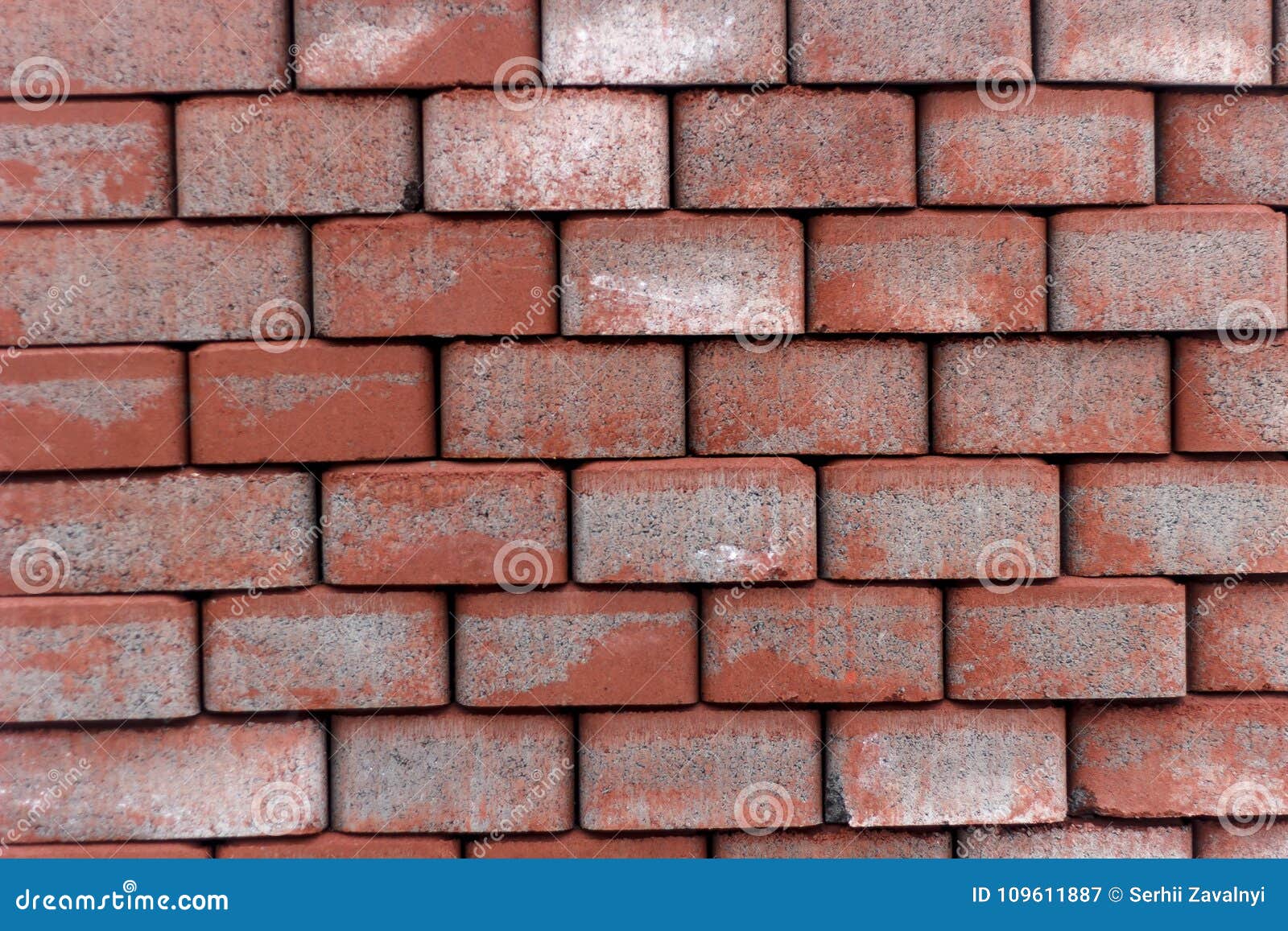 Beautiful Brick Background, the Wall Made of Multi-colors Bricks. Stock ...