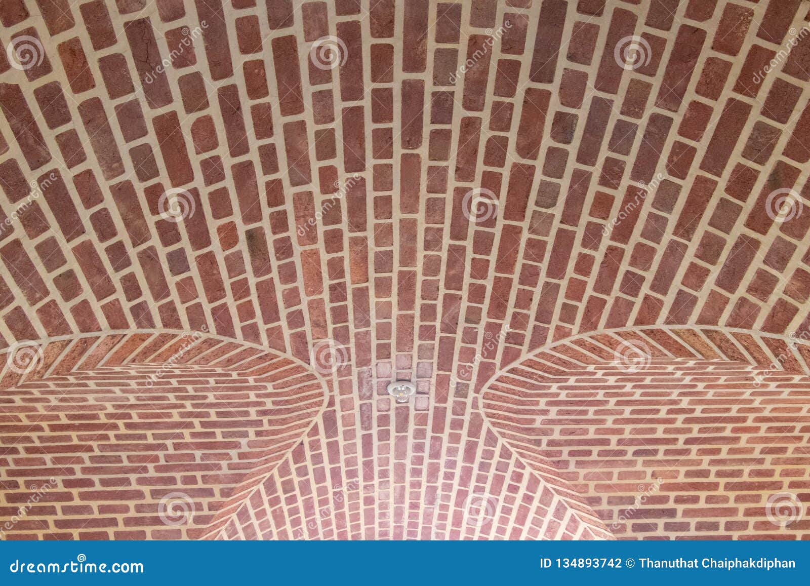 Beautiful Brick Ceiling in Old Castle Stock Photo - Image of beautiful ...