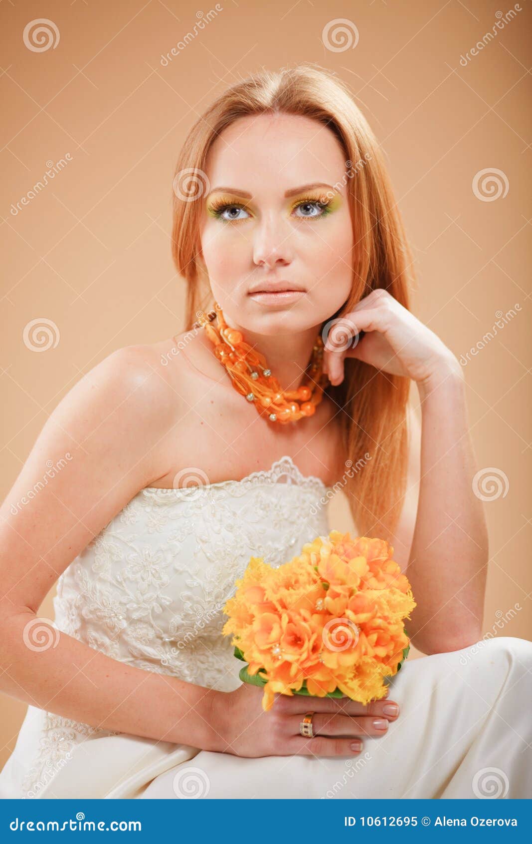 Beautiful bride stock image. Image of marriage, gorgeous - 10612695