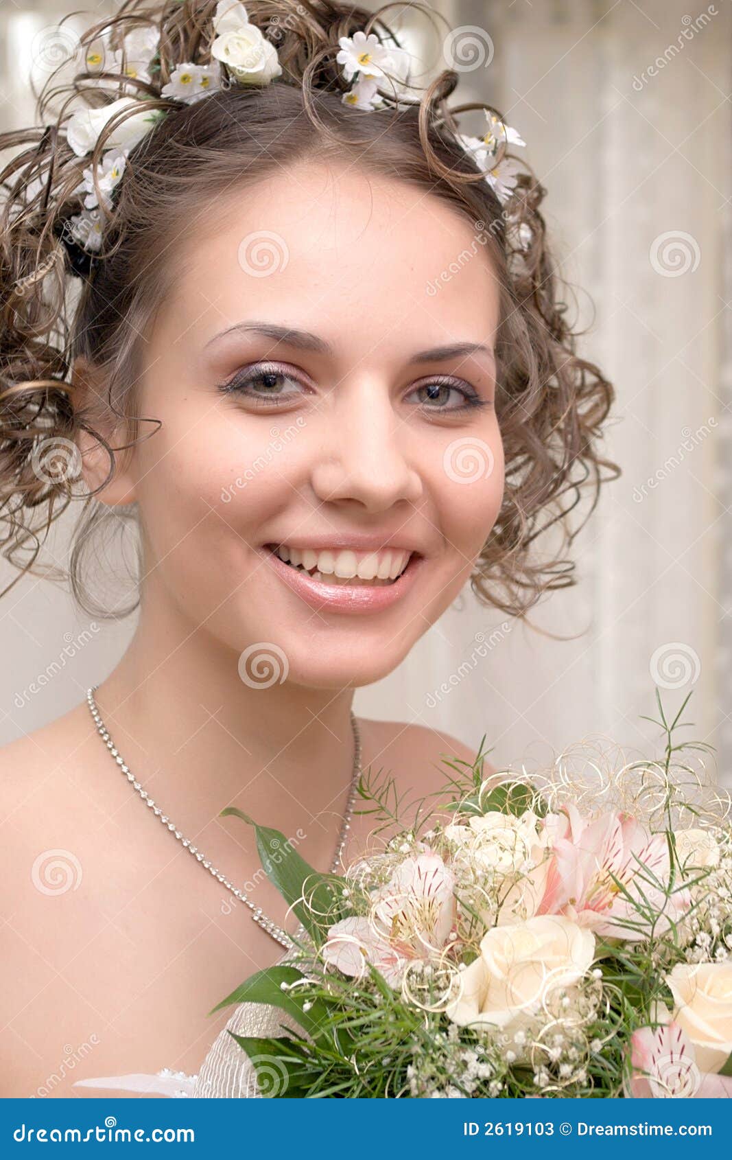 Beautiful bride stock image. Image of celebration, ceremony - 2619103