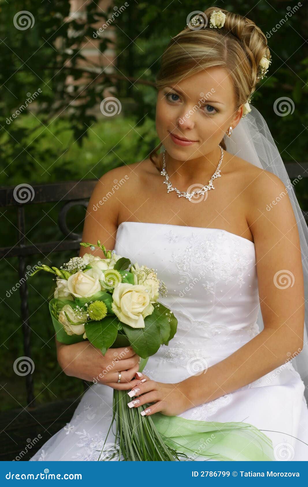 Beautiful bride stock image. Image of woman, young, decision - 2786799