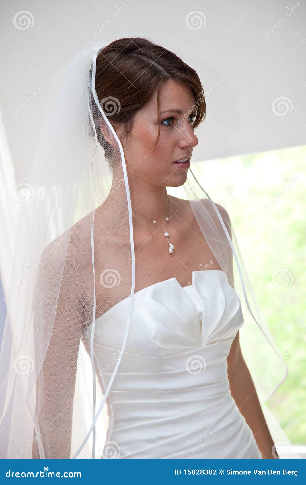 Beautiful Bride Getting Ready Stock Photo - Image of festive, beautiful ...