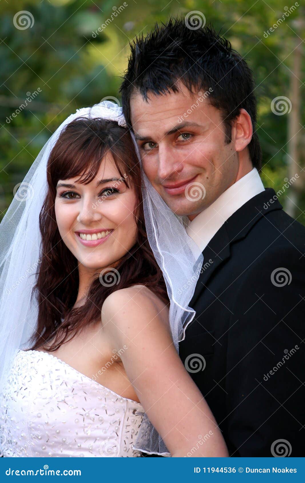 Beautiful Bride and Groom stock photo. Image of female - 11944536