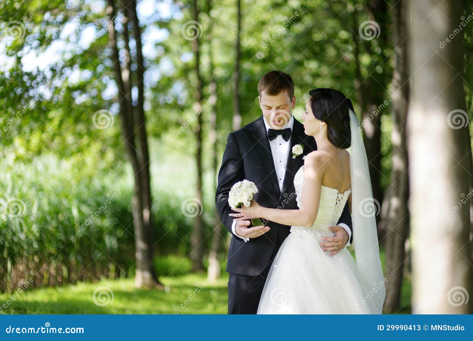 Beautiful bride and groom stock image. Image of bride - 29990413