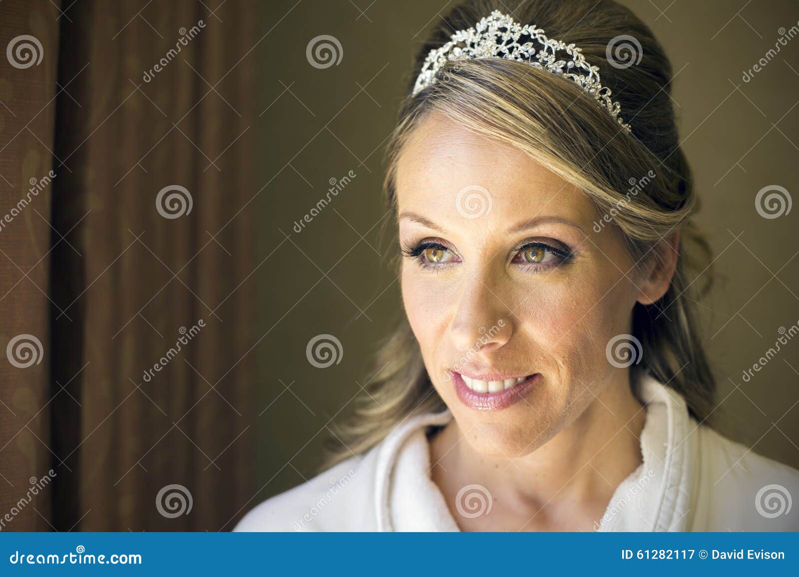 Beautiful bride portrait stock image. Image of adult - 61282117