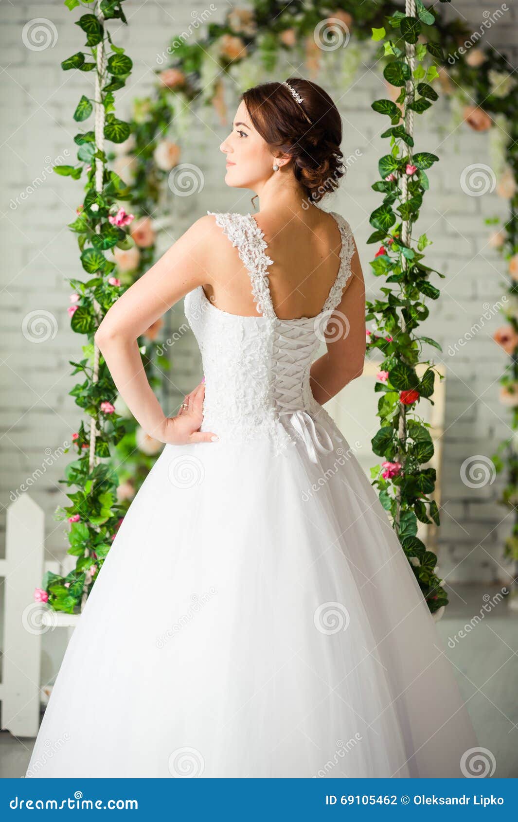 Beautiful Bride before Wedding Ceremony Stock Photo - Image of bride ...