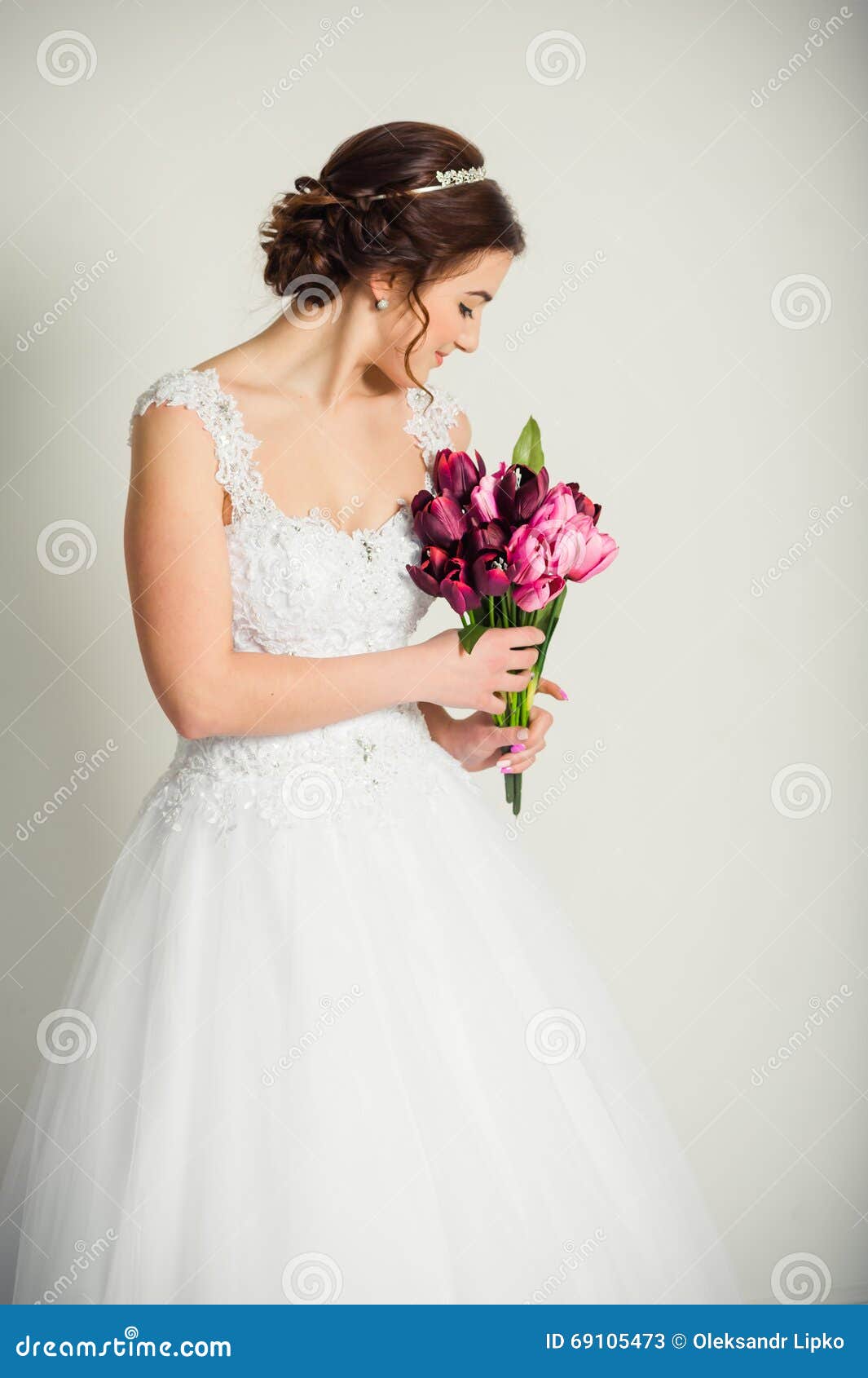 Beautiful Bride before Wedding Ceremony Stock Image - Image of beauty ...