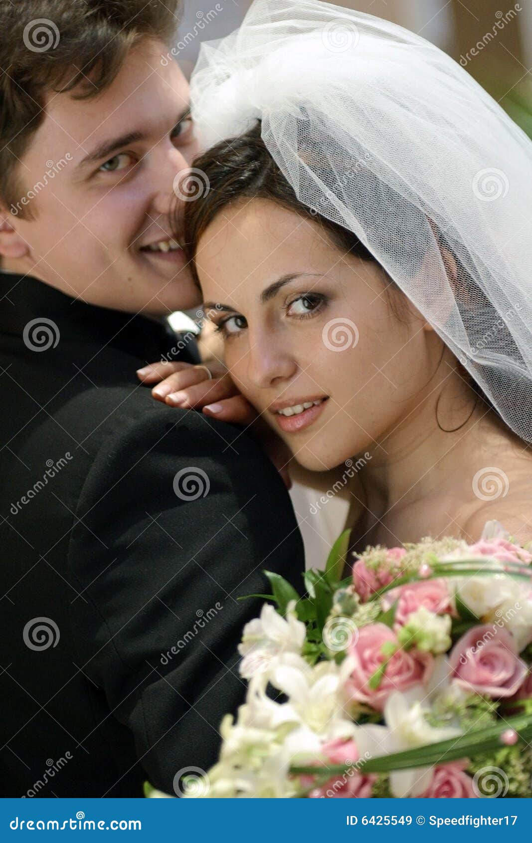 Beautiful Bride on Wedding Day Stock Image - Image of bride, joyful ...