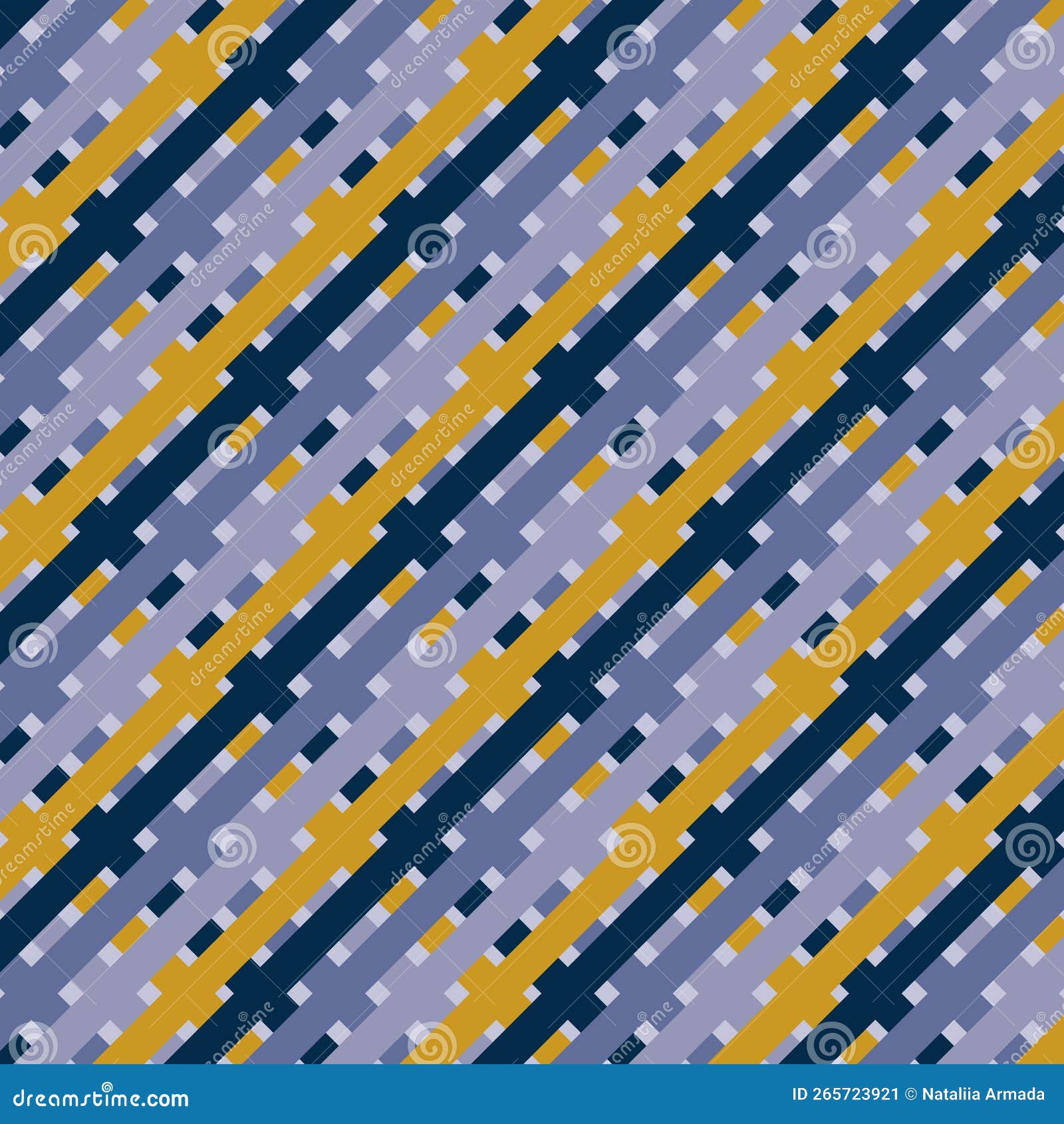 Beautiful and Bright Checkered Yellow-blue Pattern Stock Vector ...