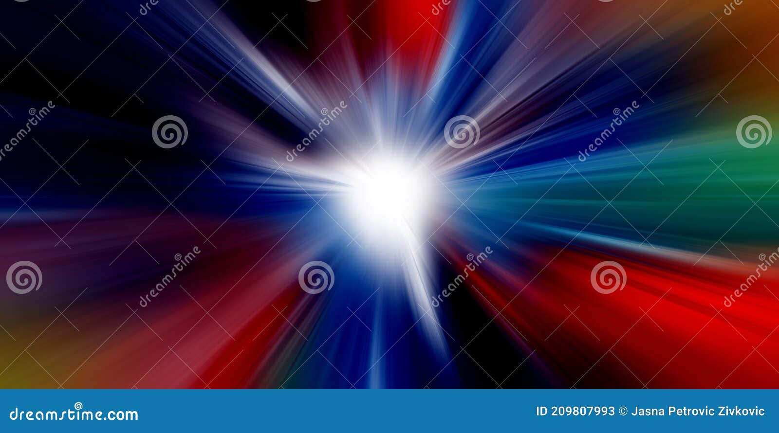 Beautiful Bright Colorful Sun Rays Background Stock Illustration ...