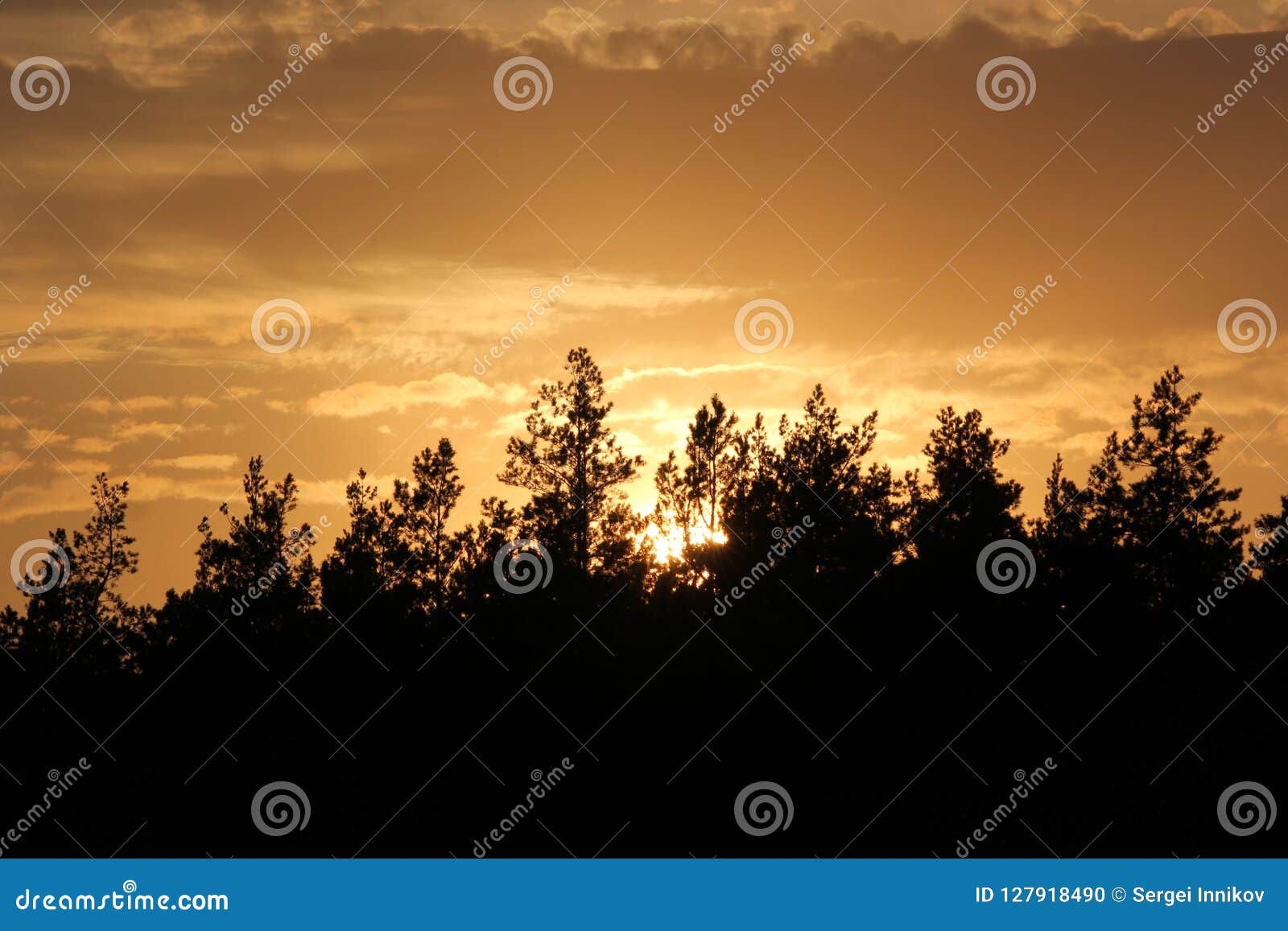Beautiful Bright Evening Sky with Clouds Stock Photo - Image of cloudy ...