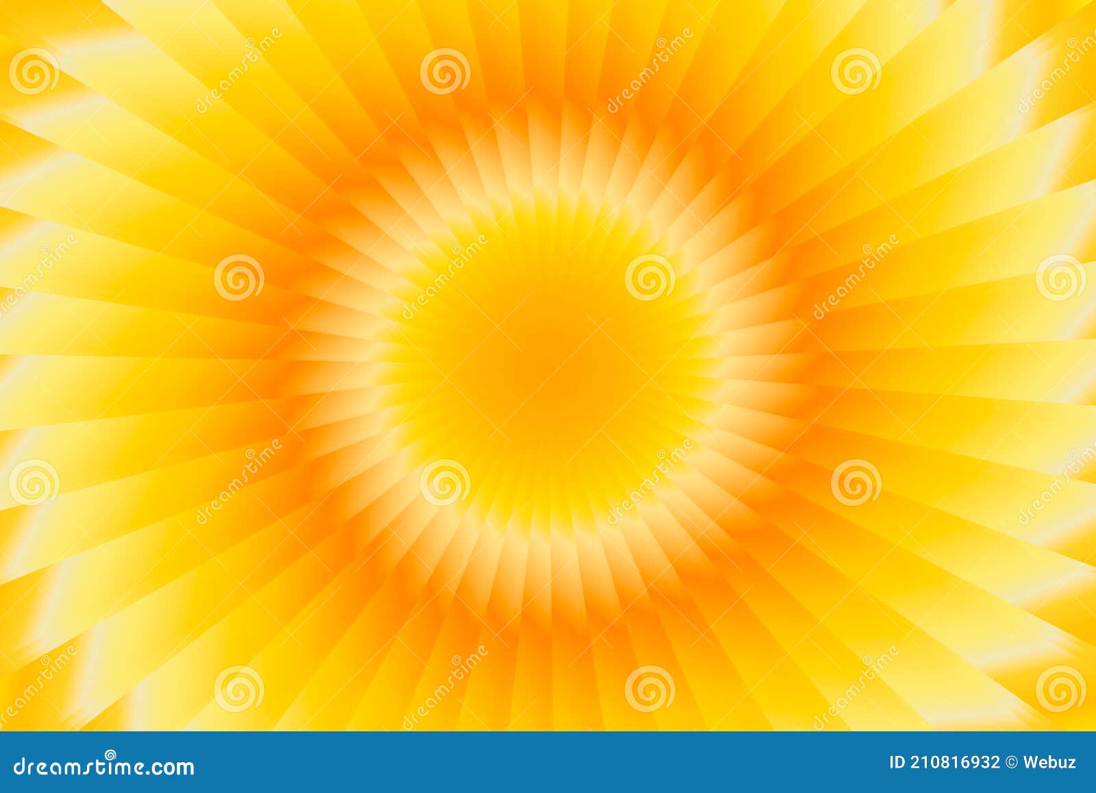 Beautiful Bright Golden Sun Pattern Gradient Round Light Rays ...