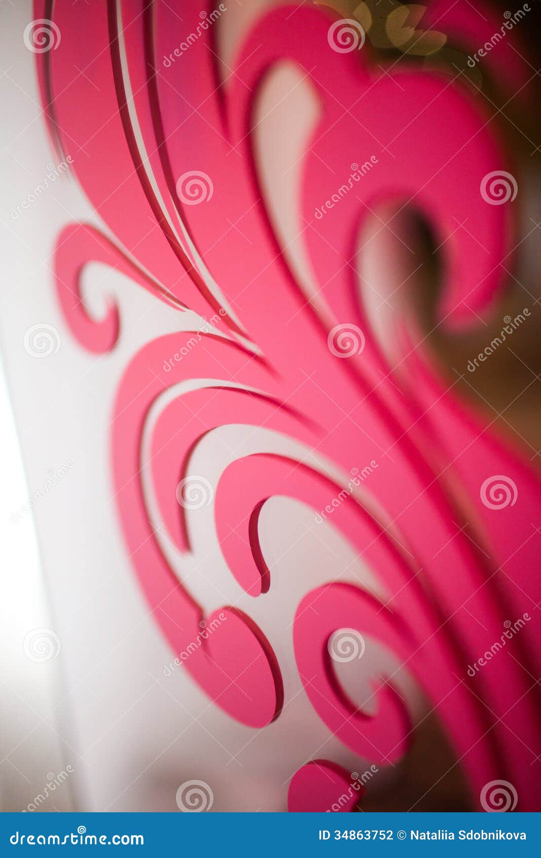 Beautiful Bright Pink Pattern Stock Illustration - Illustration of ...