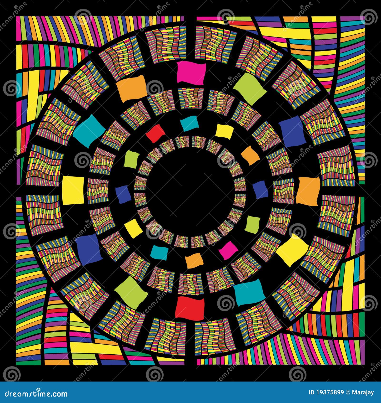 Beautiful bright print stock vector. Illustration of frame - 19375899