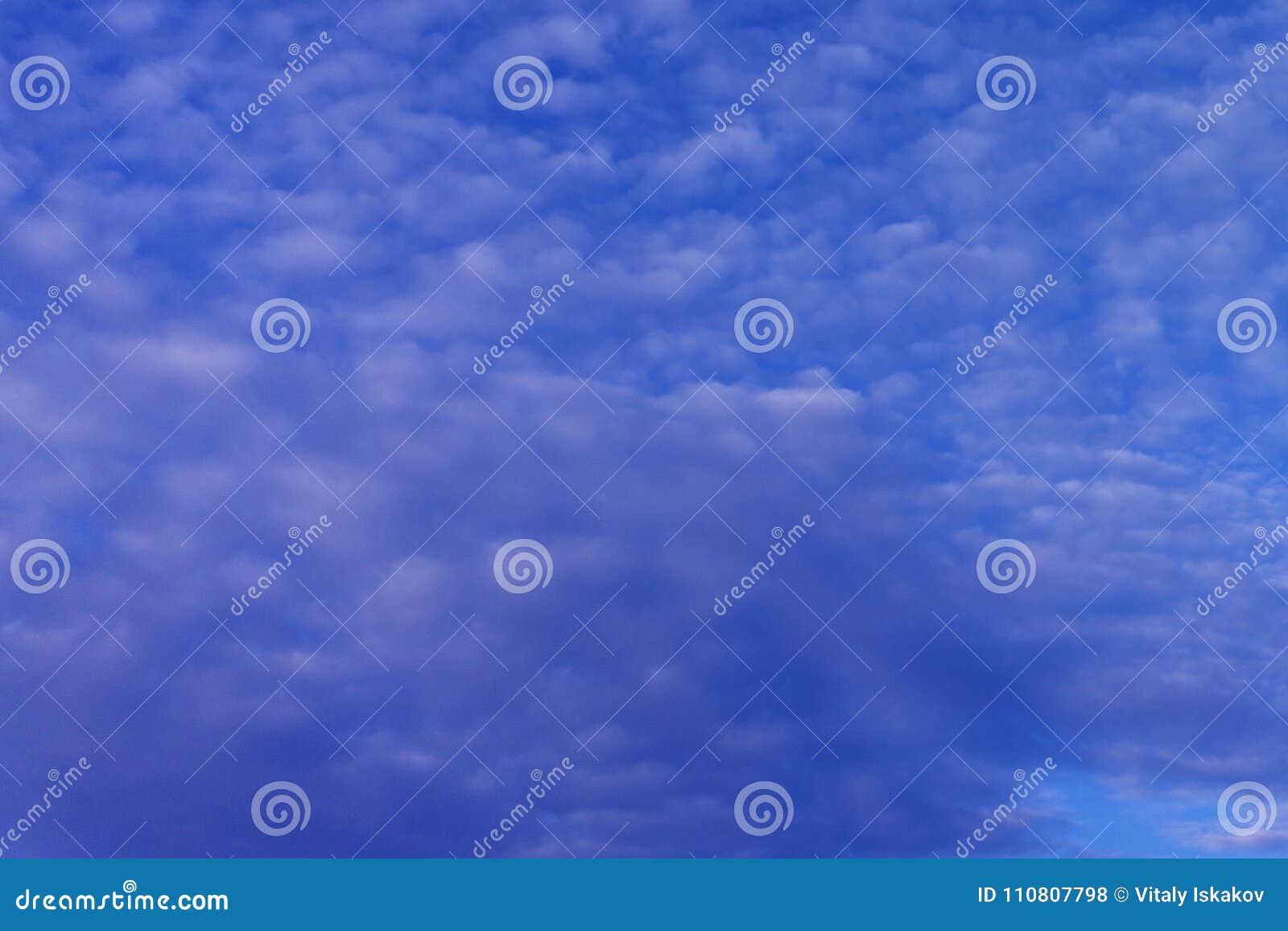 Beautiful Bright Sky with Clouds Dyllic Nobod . Stock Photo - Image of ...