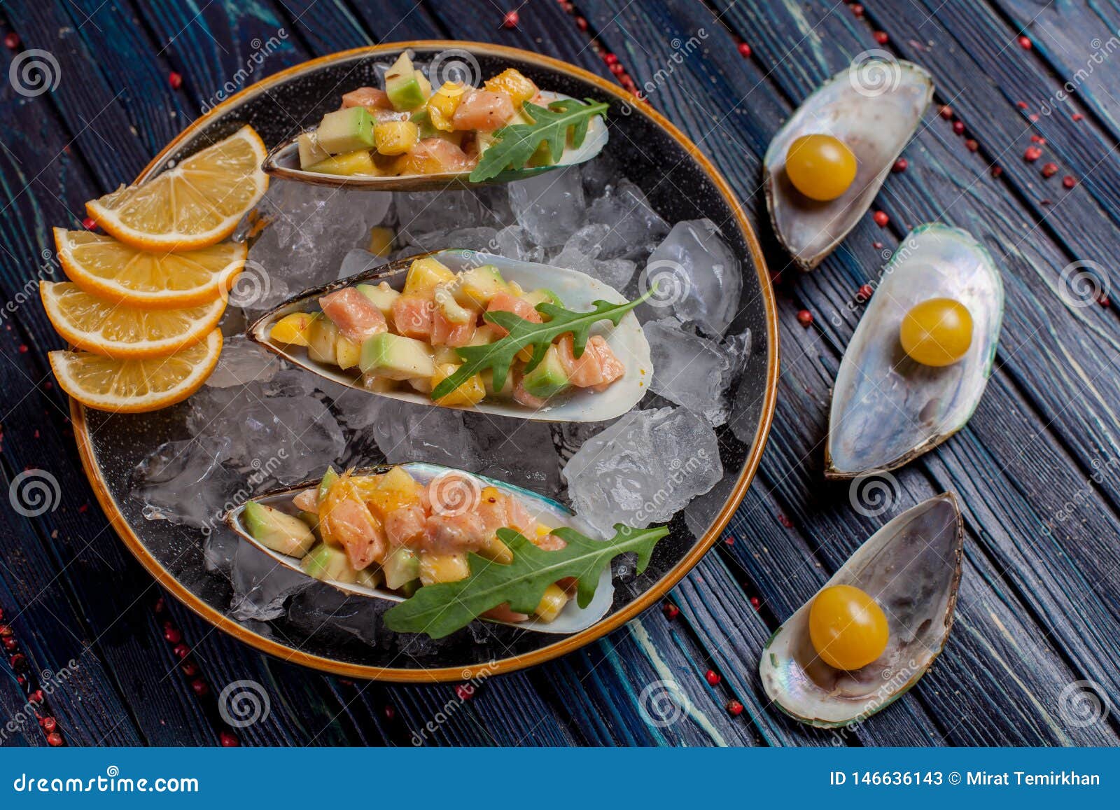 Beautiful and Bright, Unusual Dish, Author`s Performance, for Design in ...