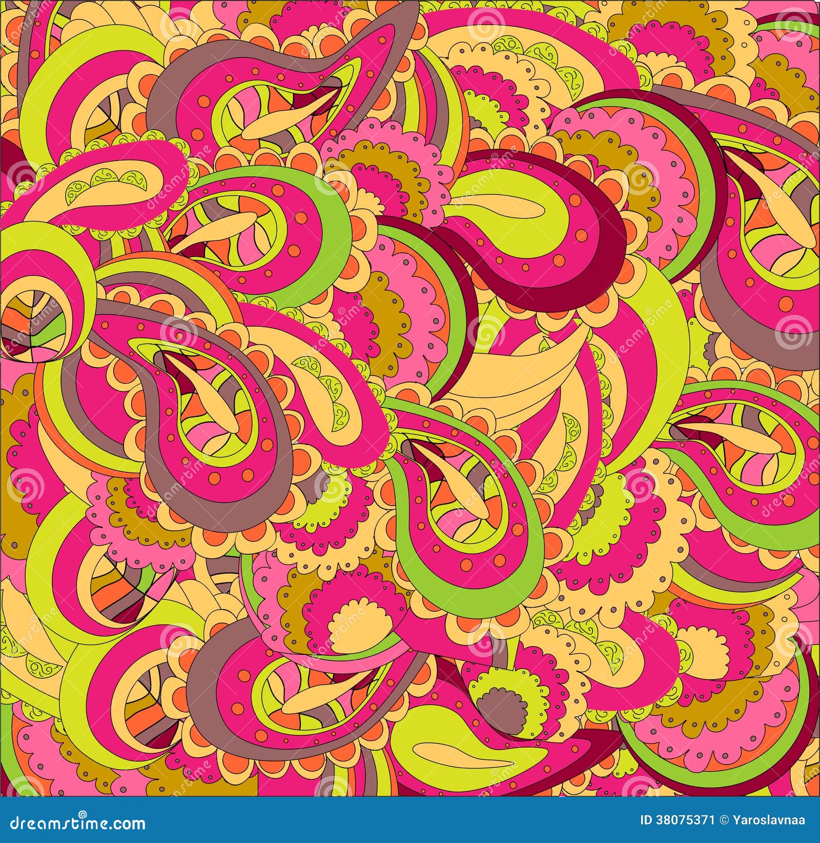 Beautiful Bright Vector Pattern Stock Vector - Illustration of backdrop ...