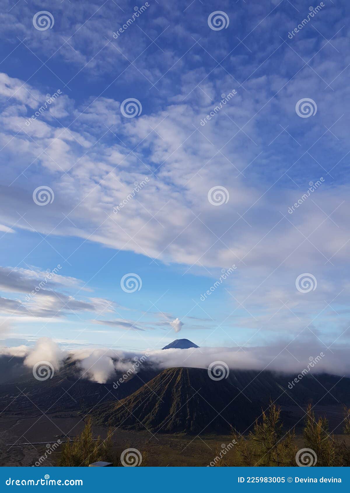 Beautiful BROMO Indonesia stock image. Image of wind - 225983005
