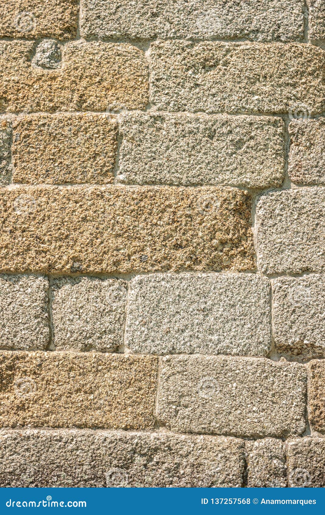 Beautiful Brown and Grey Granite Stone Stack Wall Stock Photo - Image ...