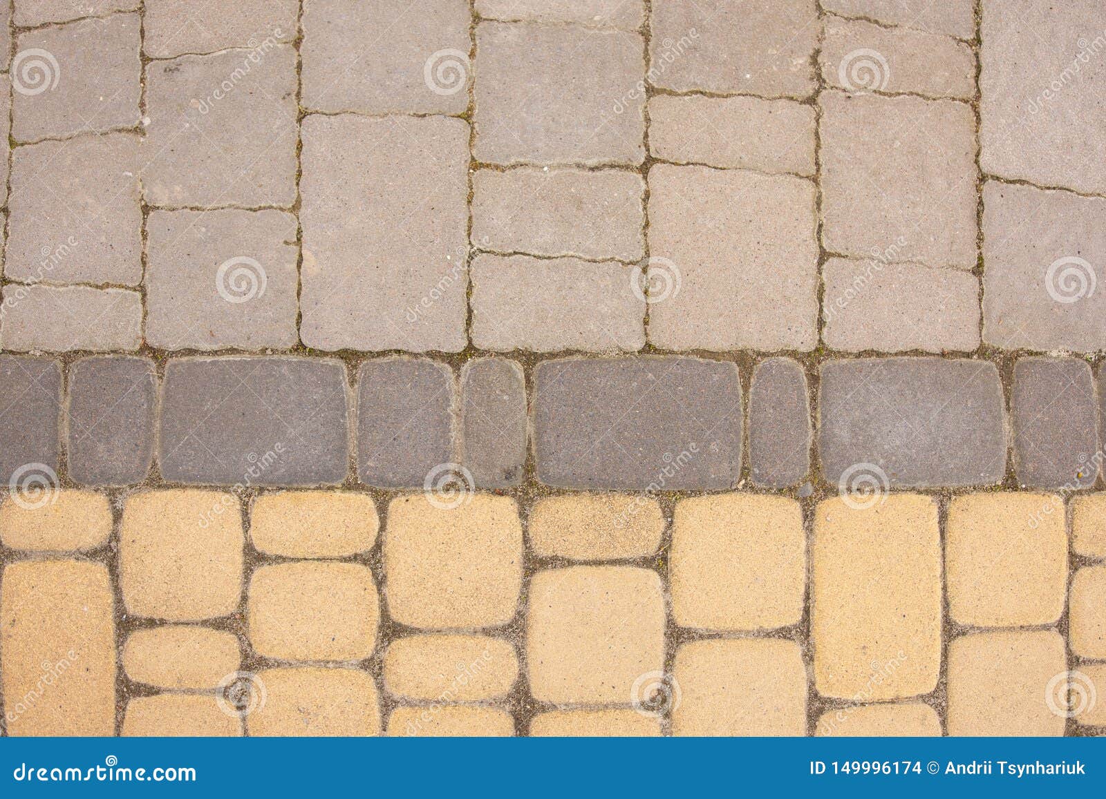 Beautiful Brown Texture Made of Paving Stones in a Row Stock Photo ...