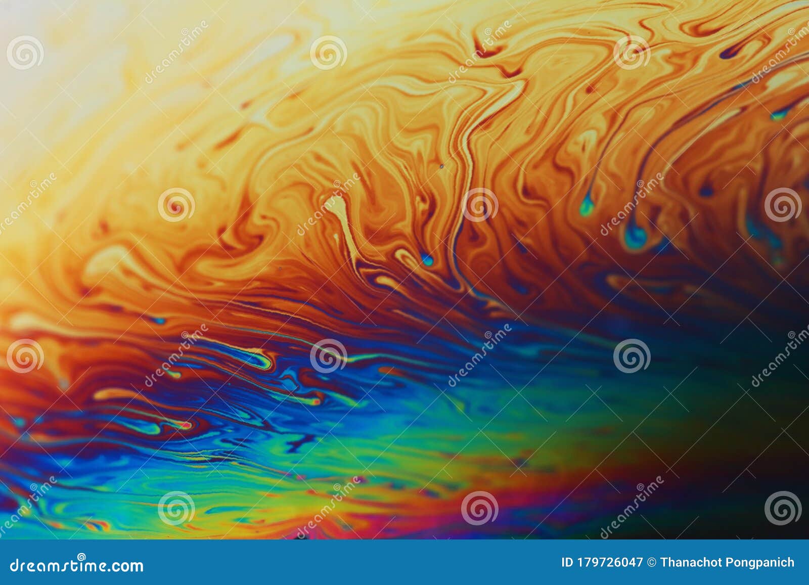 Beautiful Bubble on Macro Photography for Backgounds Stock Image ...