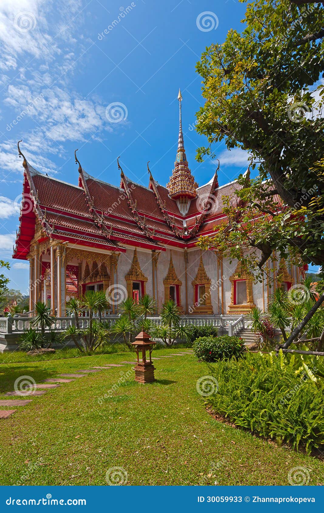 Buddhist temple stock image. Image of beautiful, landmark - 30059933