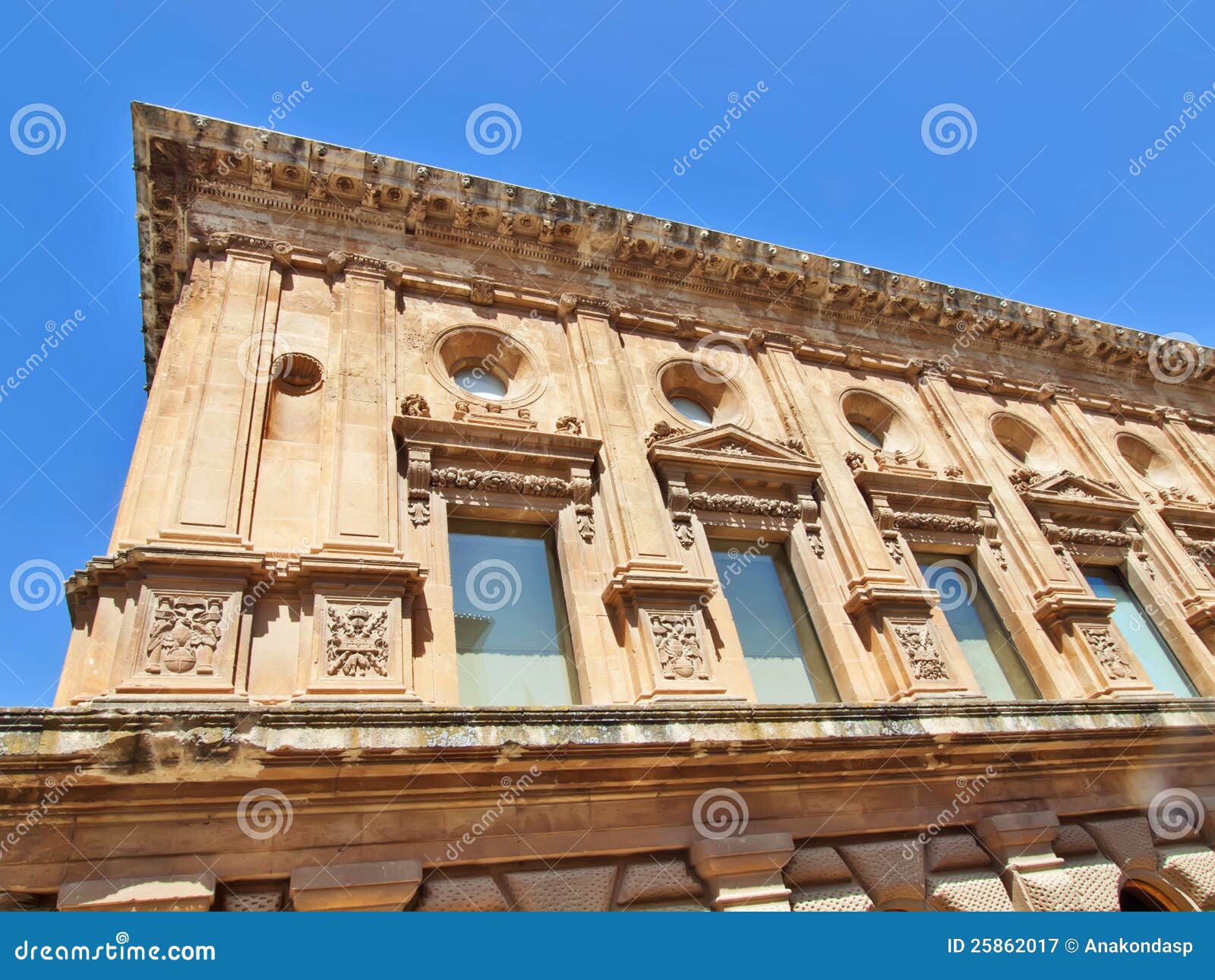 Beautiful Building and Architecture of Alhambra Stock Image - Image of ...