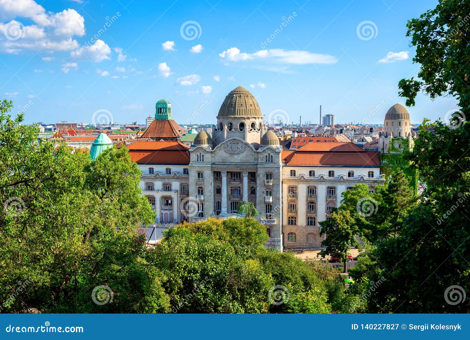 Beautiful Building in Budapest Stock Image - Image of capital, building ...
