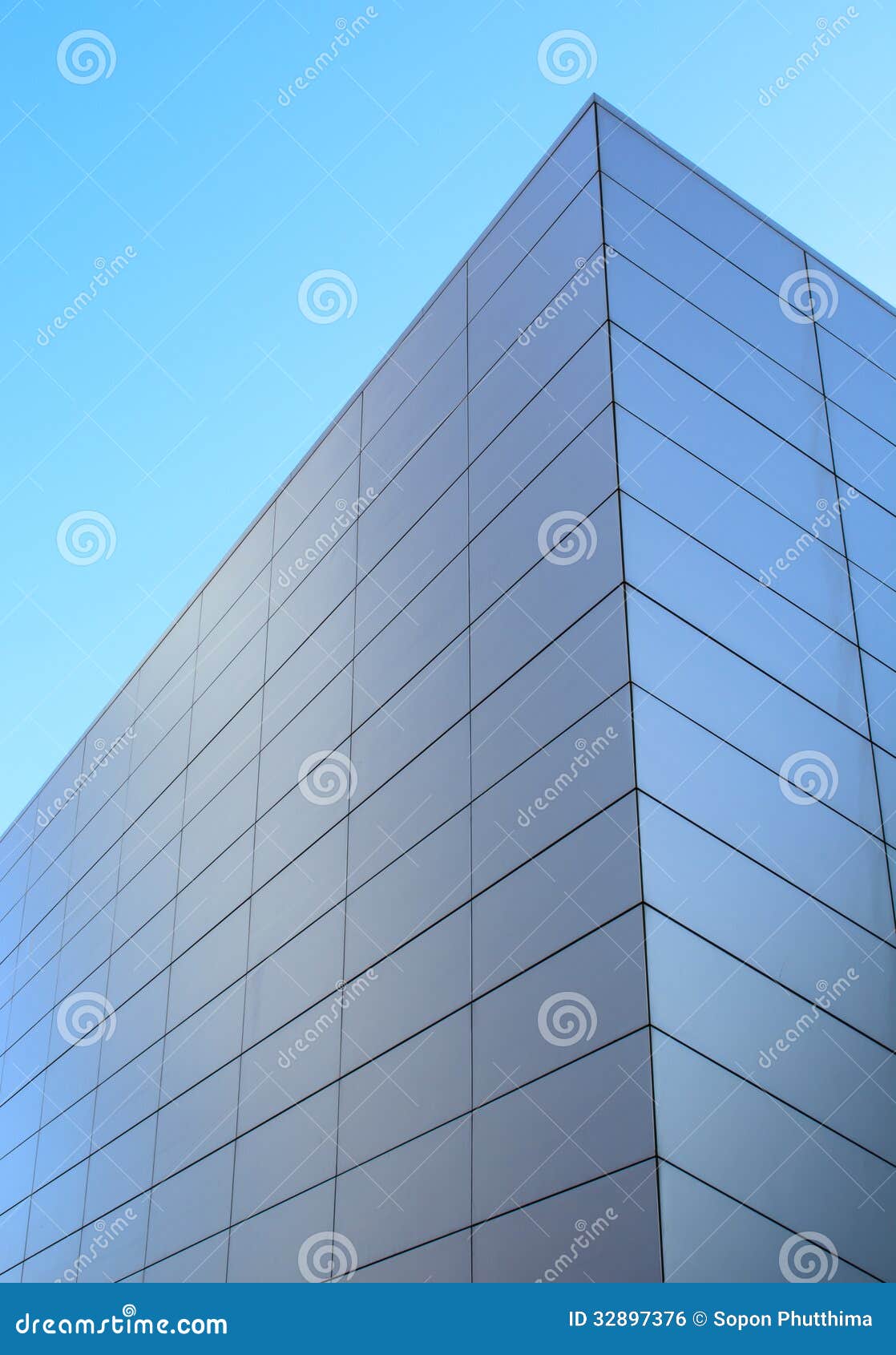 The Beautiful Building Corner Stock Photo - Image of office, modern ...