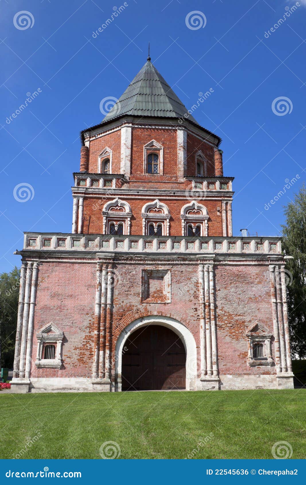 Beautiful Building.Mostovaya Tower Stock Photo - Image of landmark ...