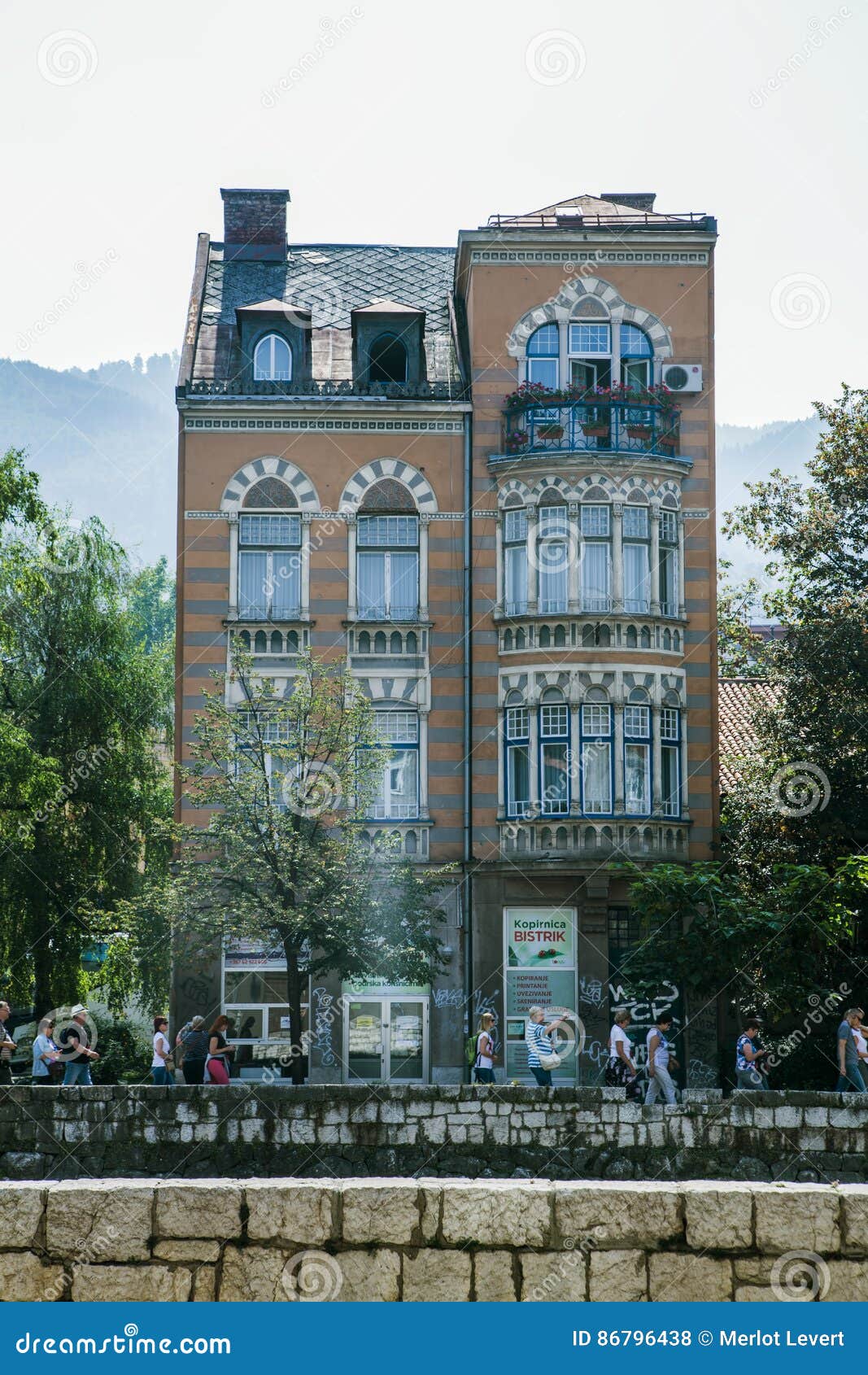 Beautiful Sarajevo Latin Bridge Or Princip Bridge Archduke`s ...