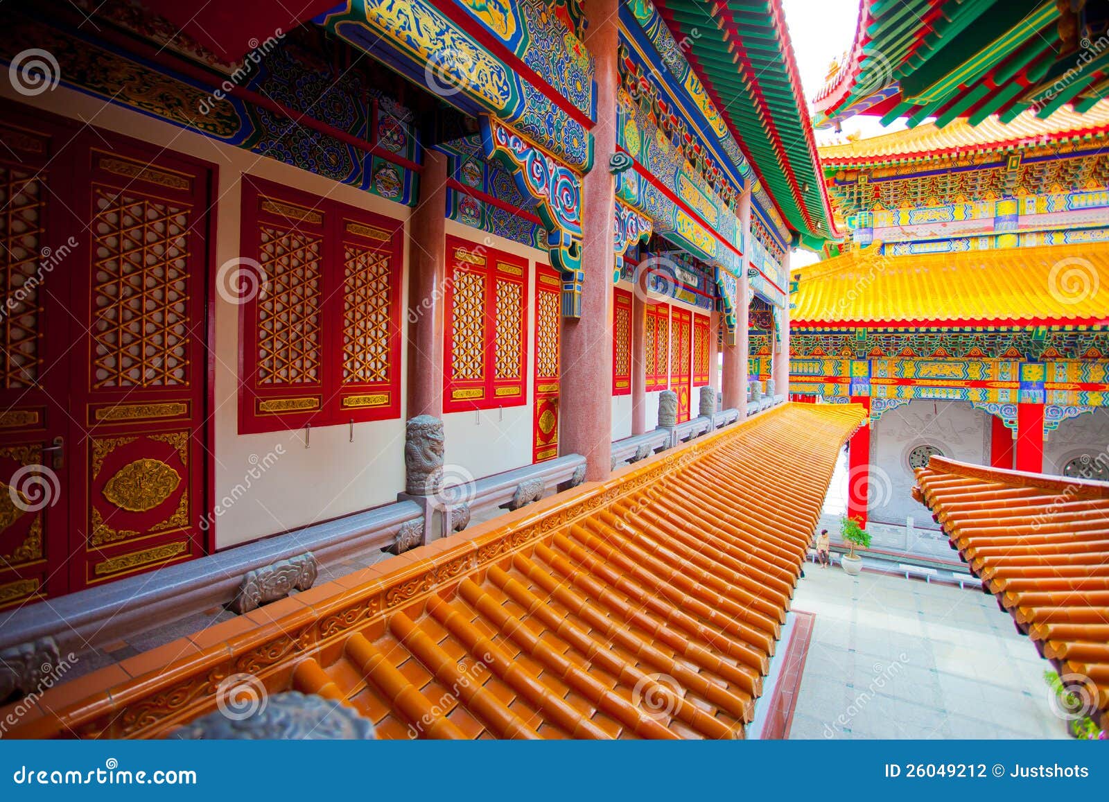 Beautiful Buildings in Chinese Temple Stock Photo - Image of asia ...