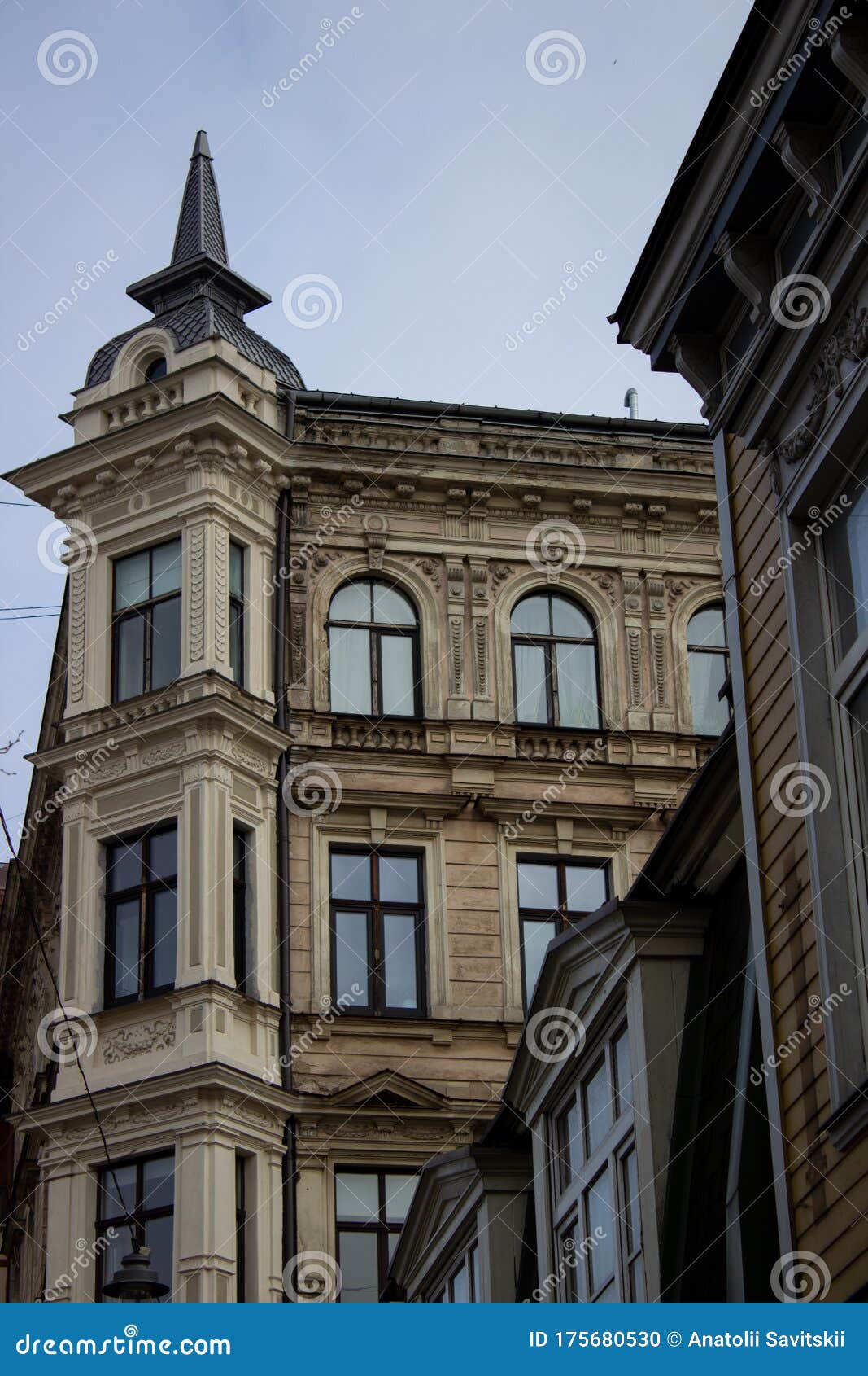Beautiful Buildings in Riga, Latvia. Walking in Riga in March 2020 ...