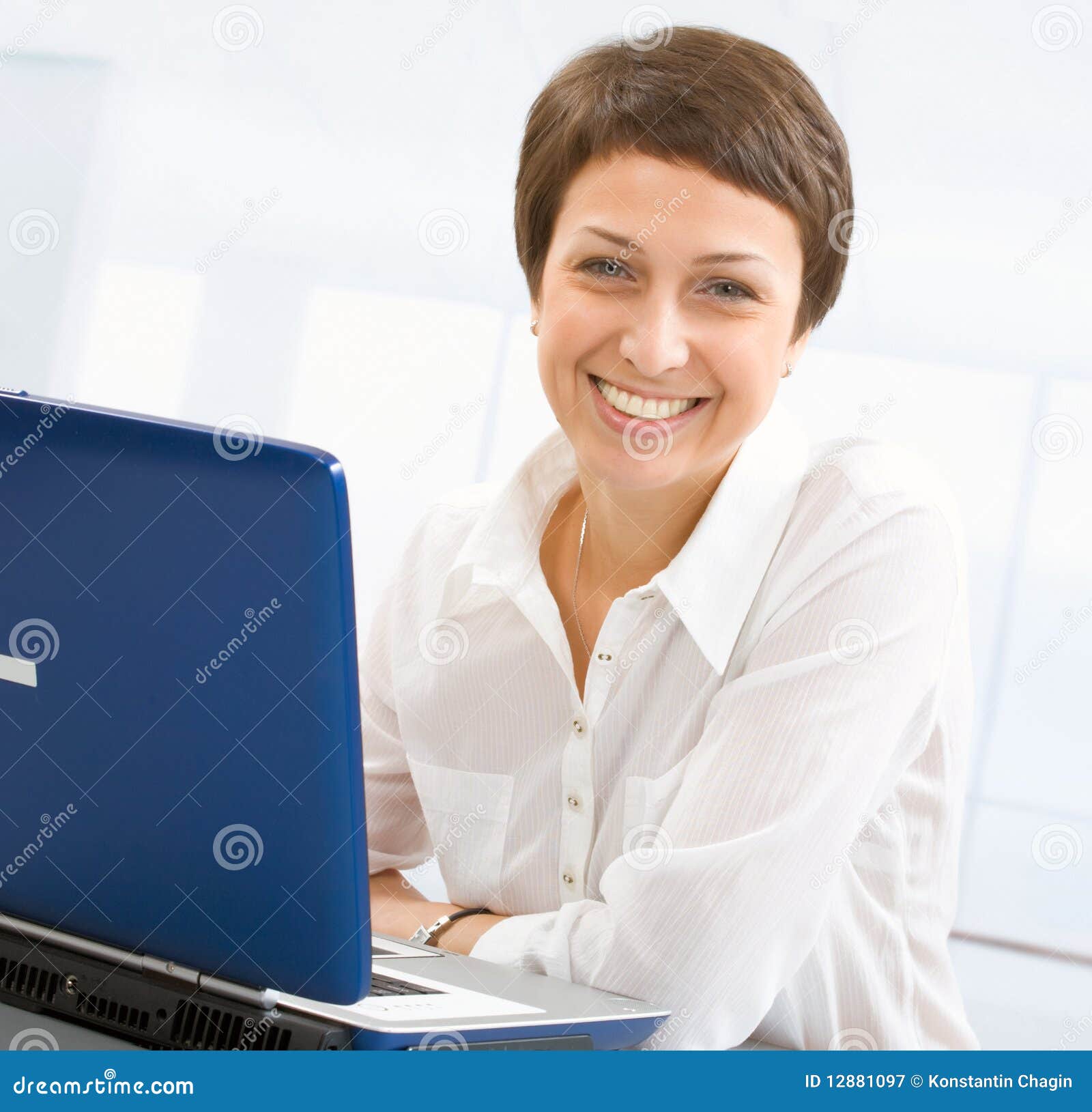 Beautiful business lady stock image. Image of dressed - 12881097