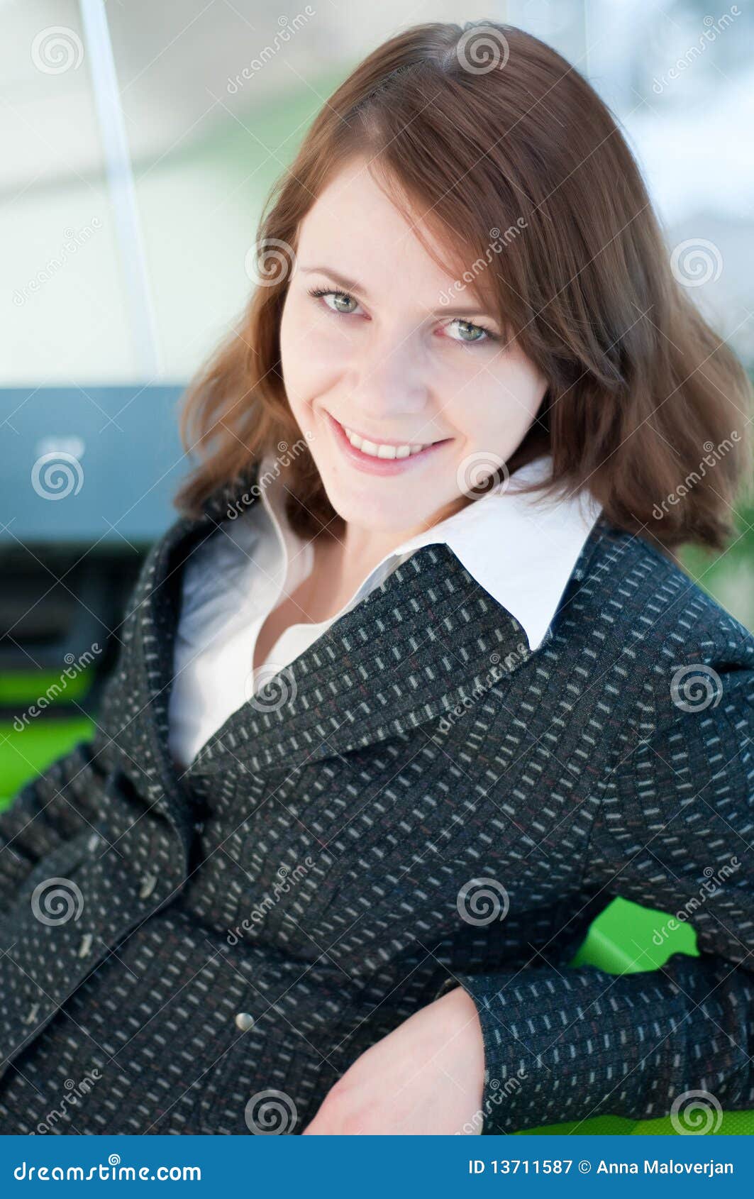 Beautiful business woman stock image. Image of cute, businesspeople ...