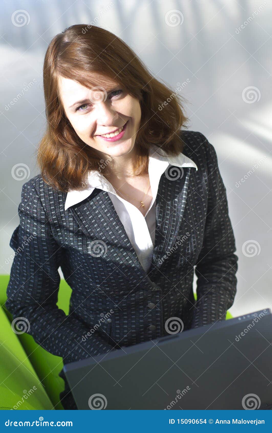 Beautiful business woman stock photo. Image of person - 15090654