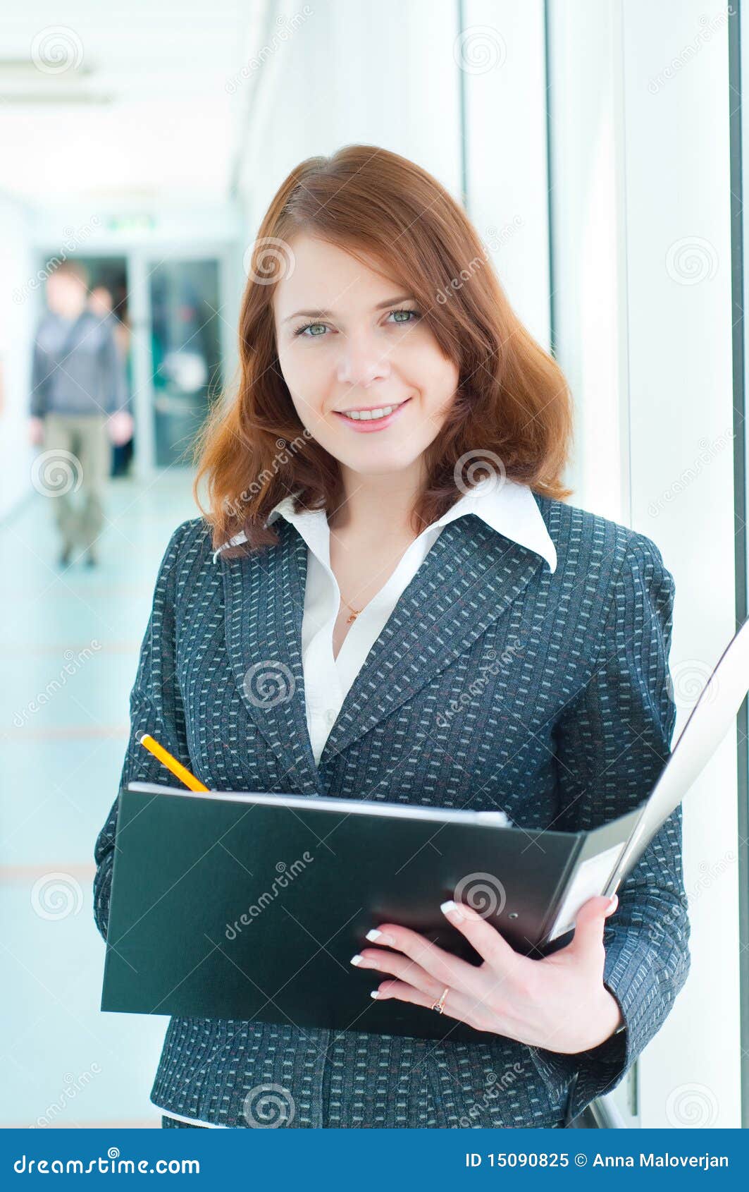 Beautiful business woman stock image. Image of staff - 15090825