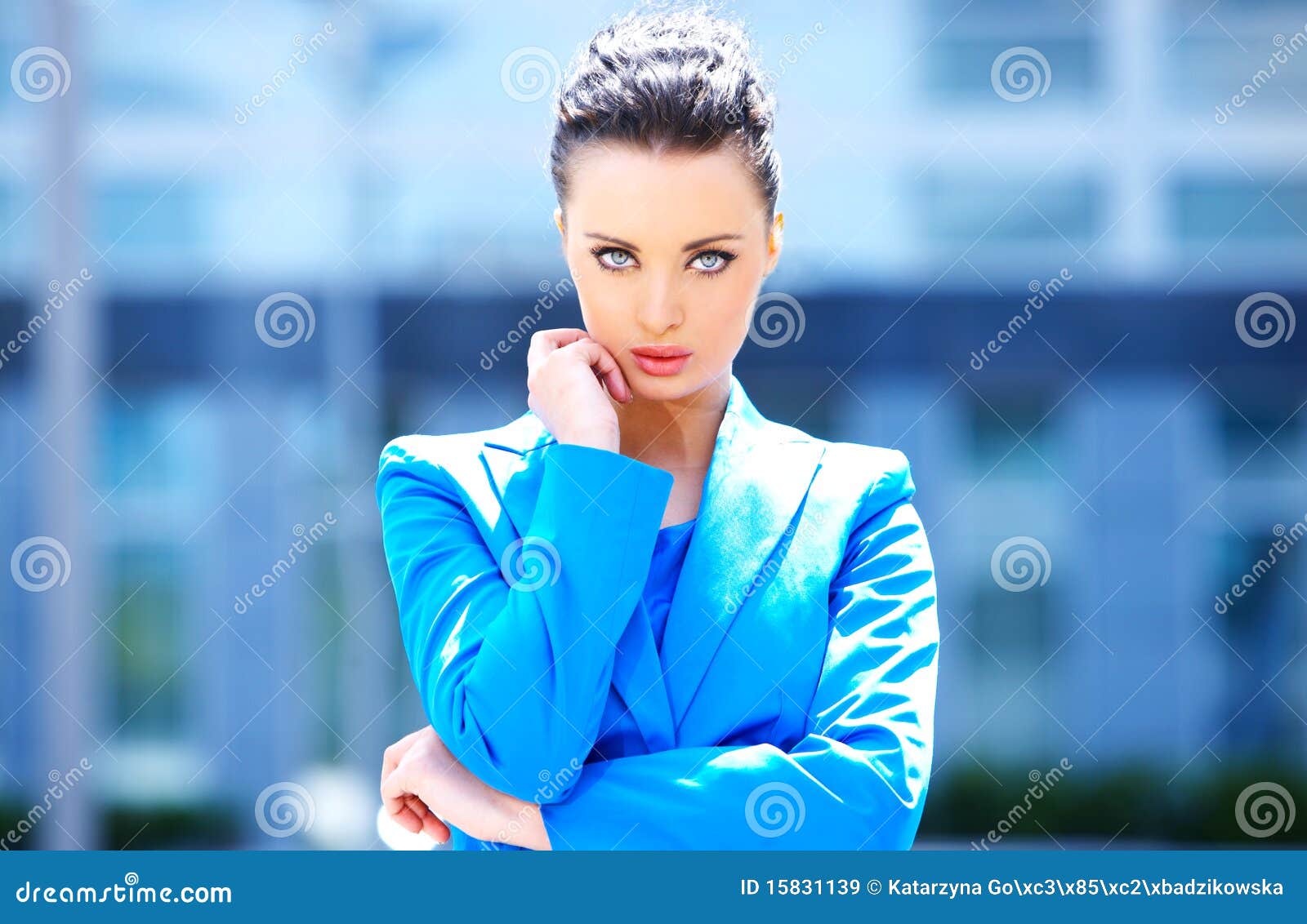 Beautiful business woman stock image. Image of caucasian - 15831139